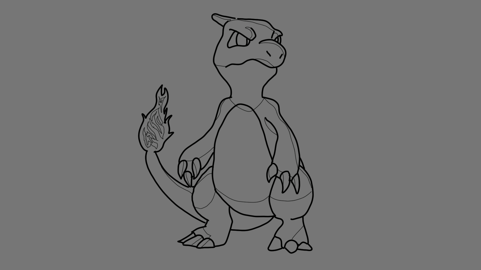 charmeleon coloring page pokemon