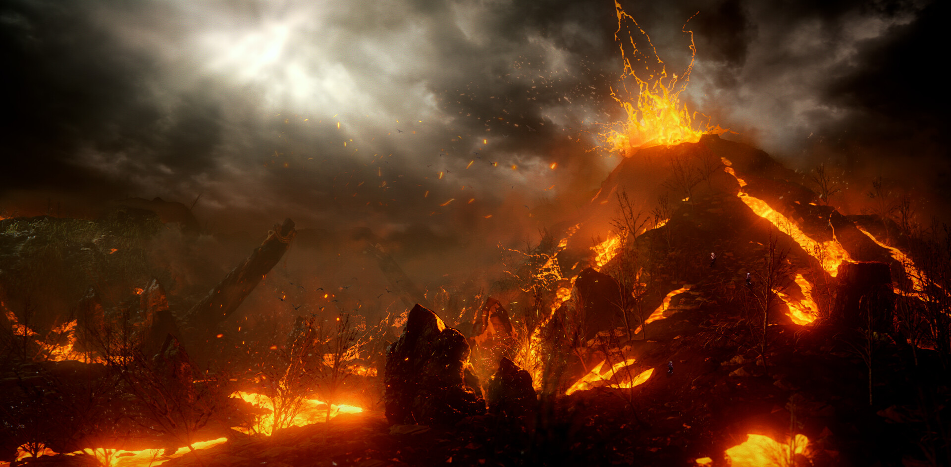 ArtStation - Eternal Fire - Fire and Light Environment