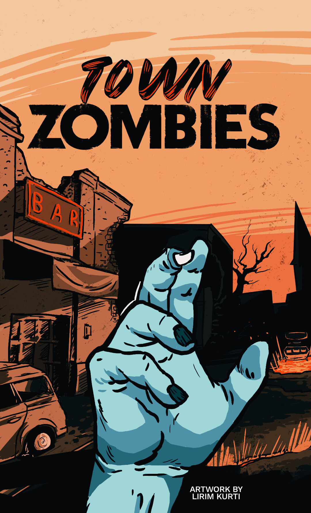 ArtStation - Town artwork from Call of duty Black ops 2 zombies