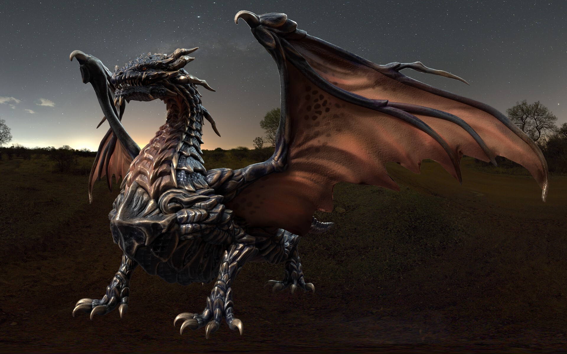 Animated Realistic Dragons