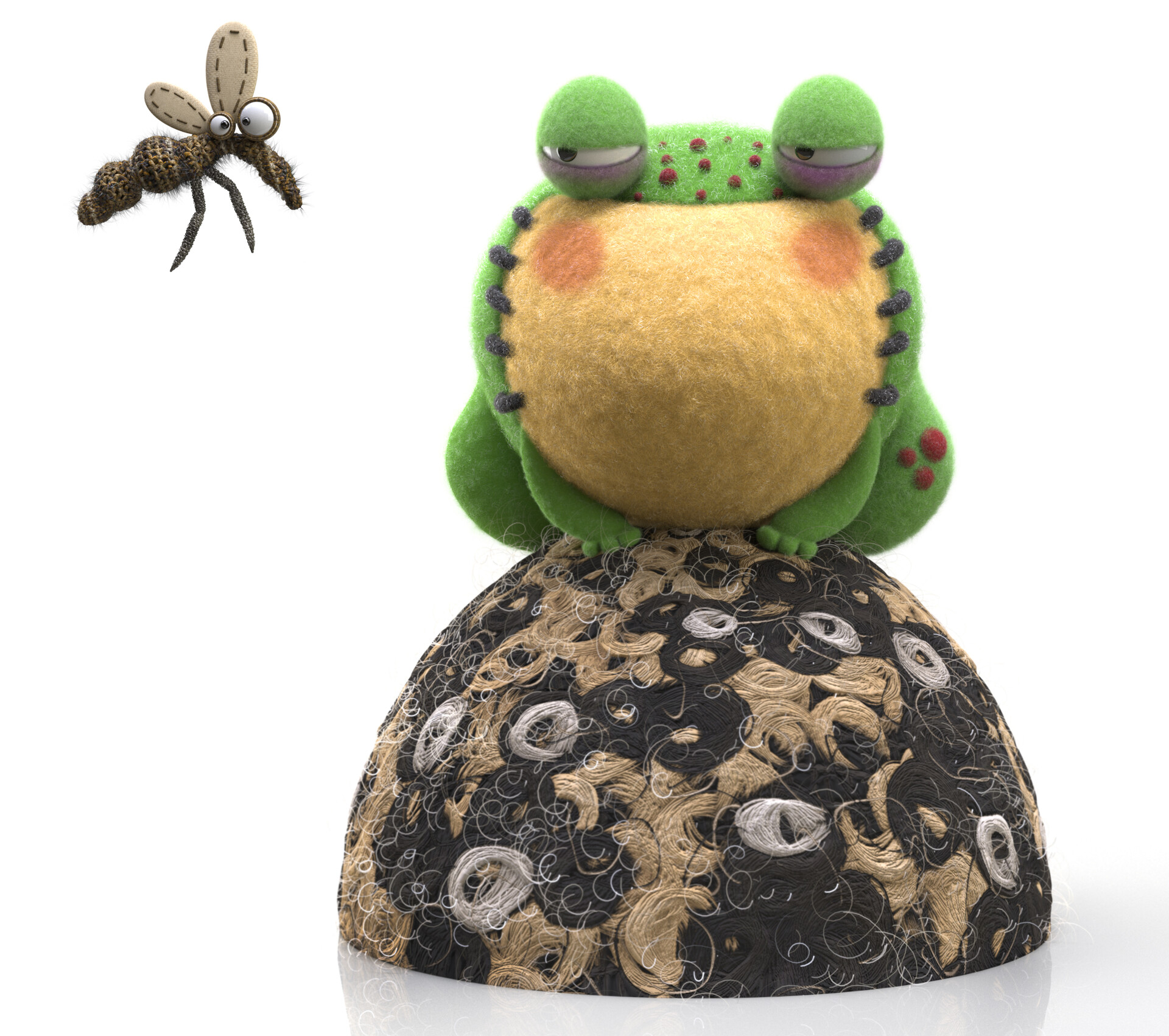 Nilian Studios - Lazzy Fuzzy Frog