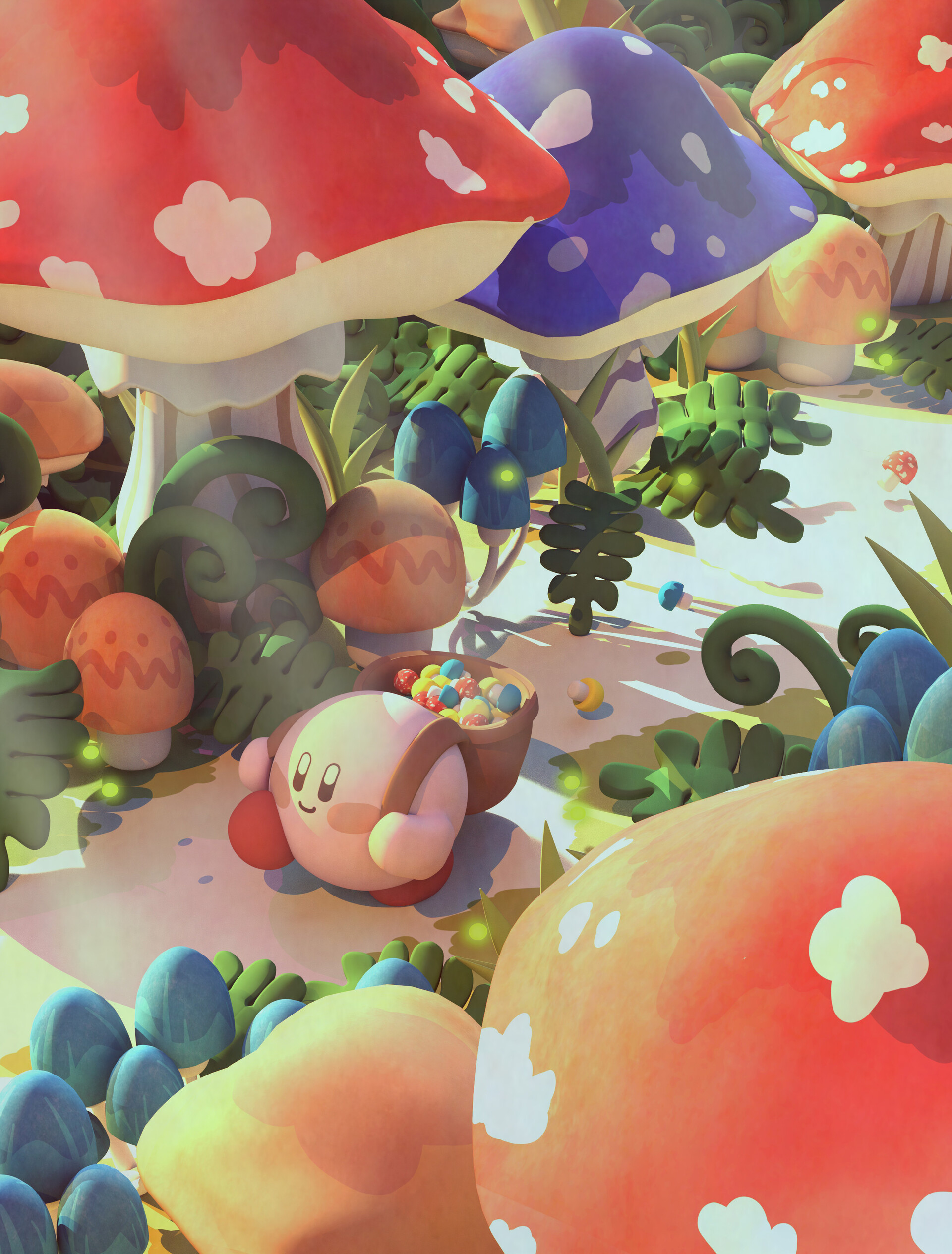 ArtStation - Kirby for a Walk