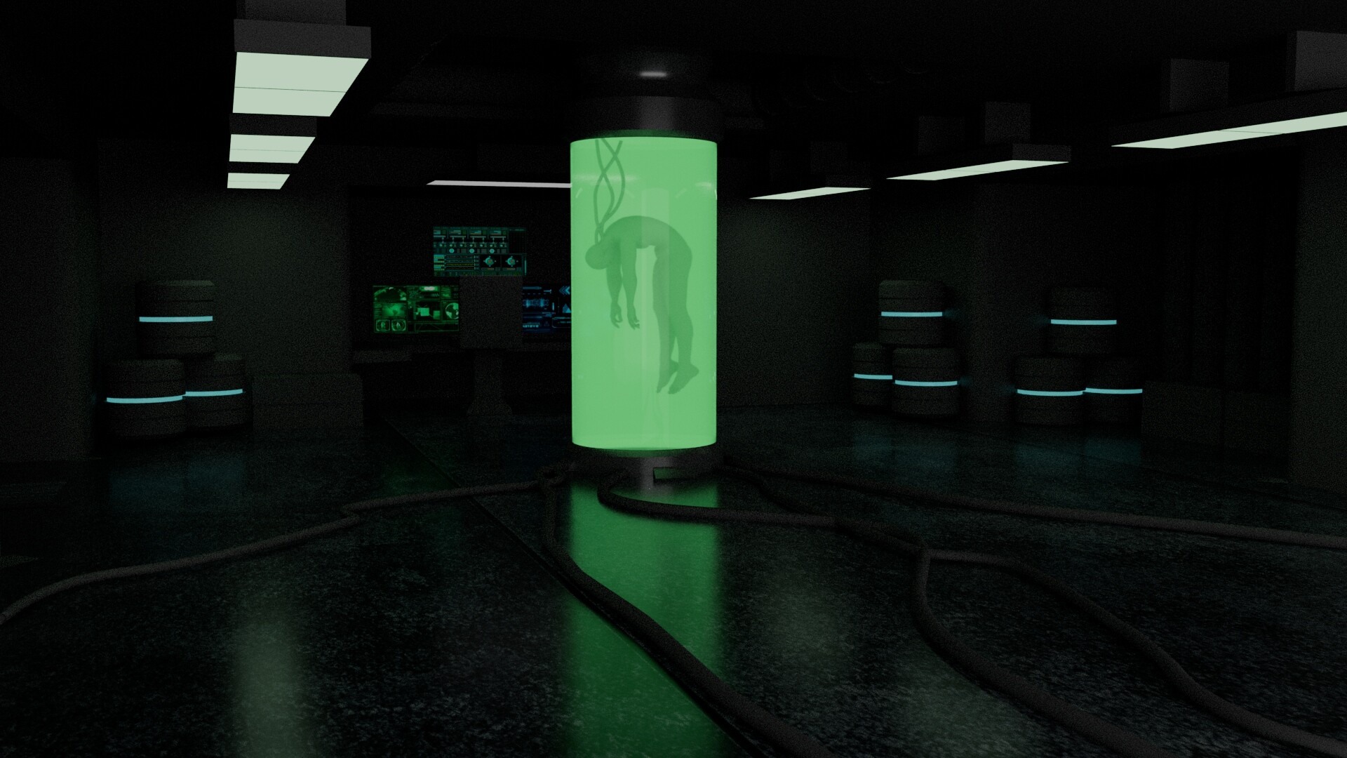 ArtStation - Sci fi lab