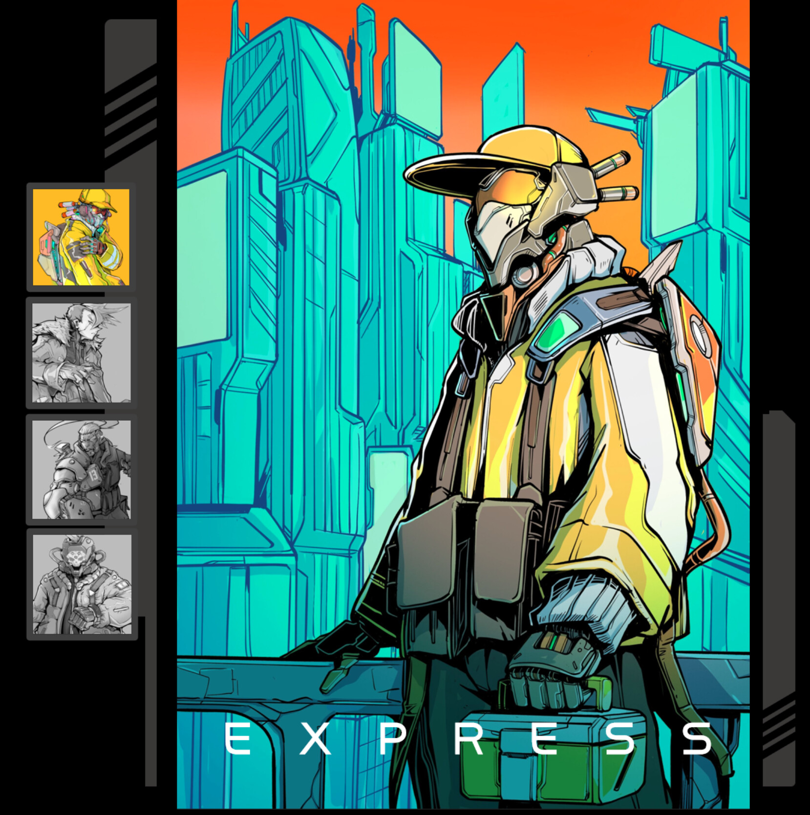 ArtStation - Cyber punk street boys