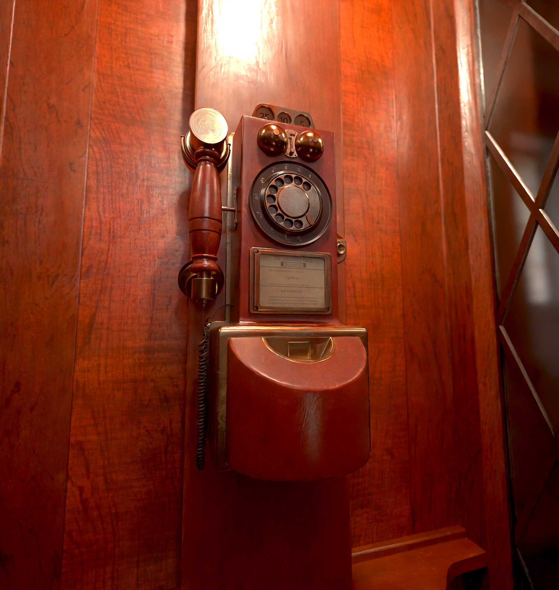 ArtStation - antique phone booth