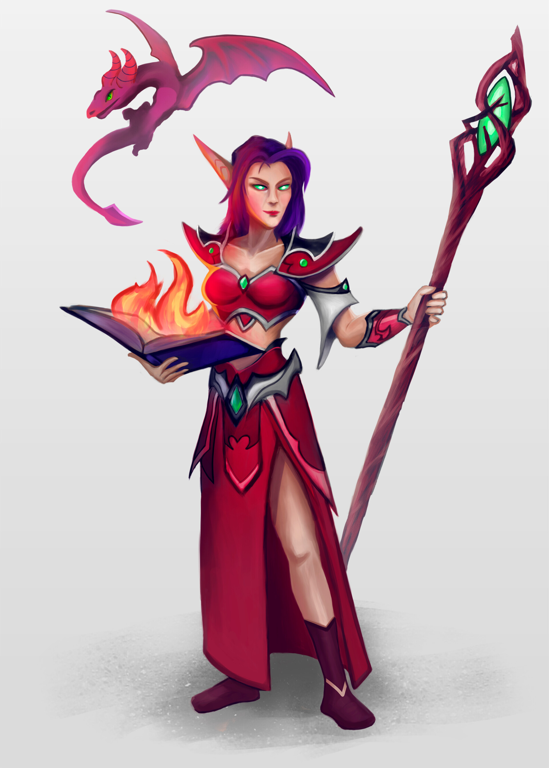 ArtStation - Elven Sorceress