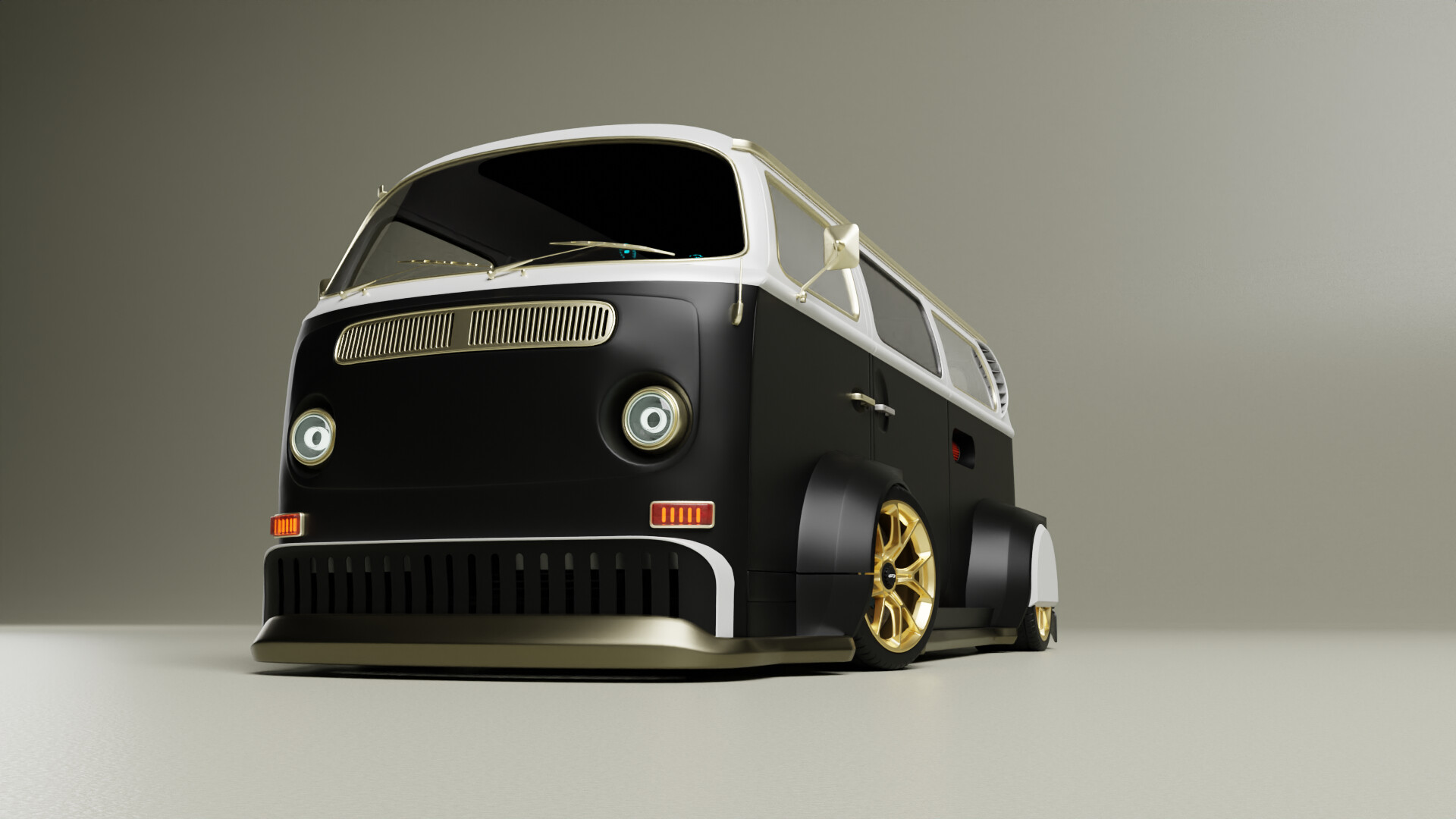 ArtStation - Twin Turbo VW BUS