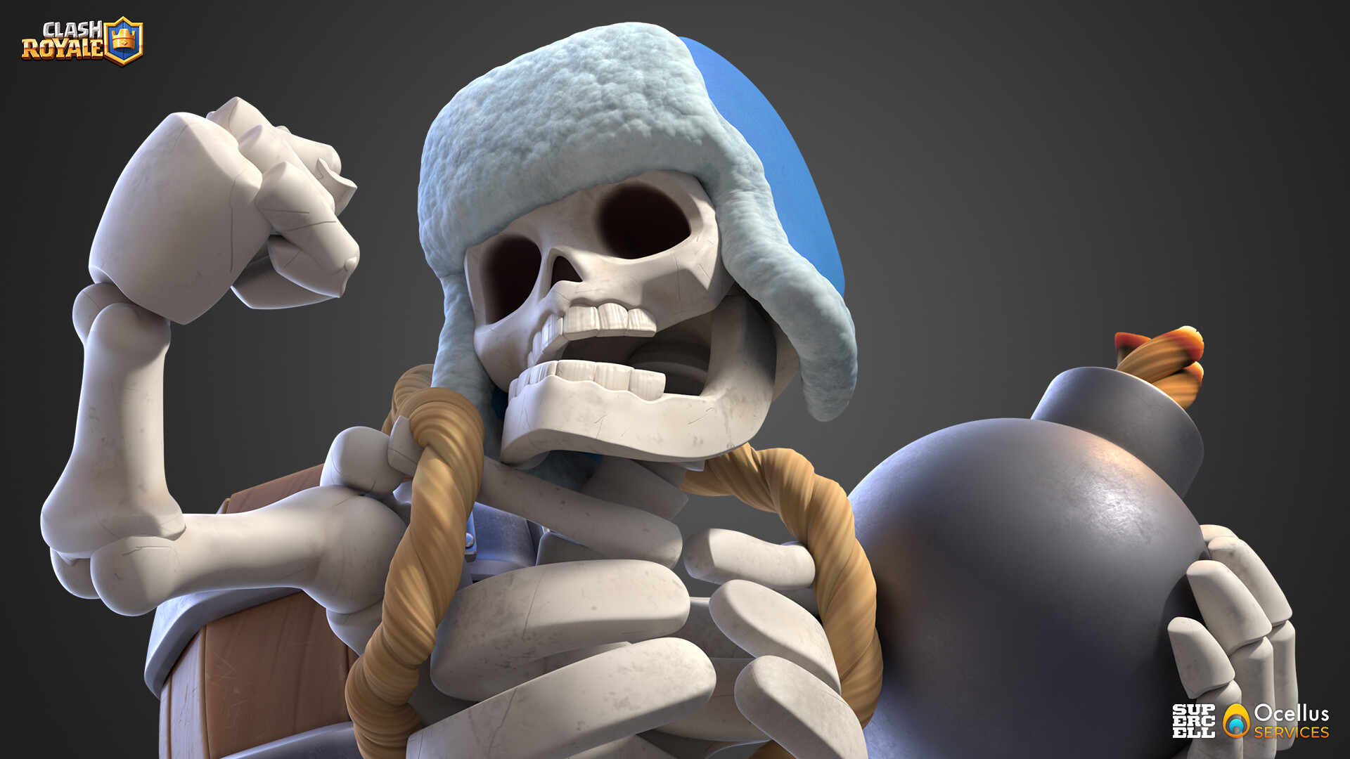 Ocellus - SERVICES - Clash Royale - Giant Skeleton