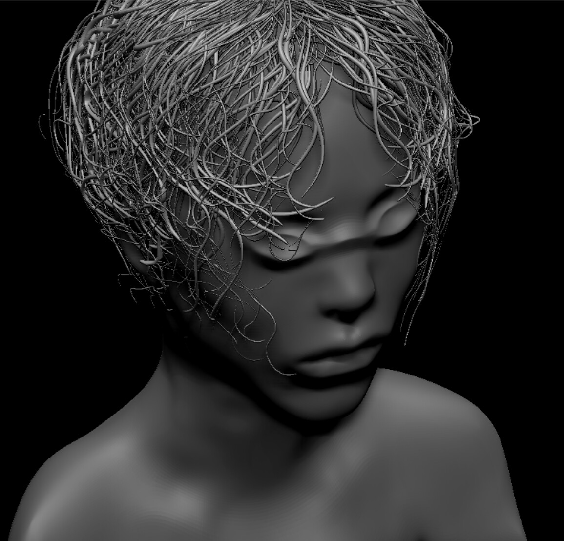 ArtStation - Swimmer's face