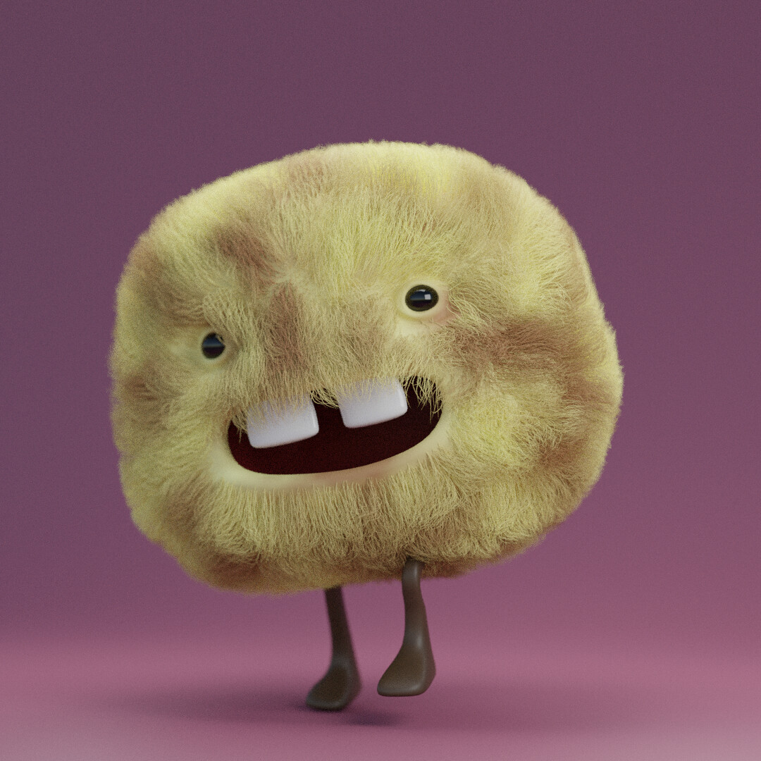 ArtStation - hairy Head
