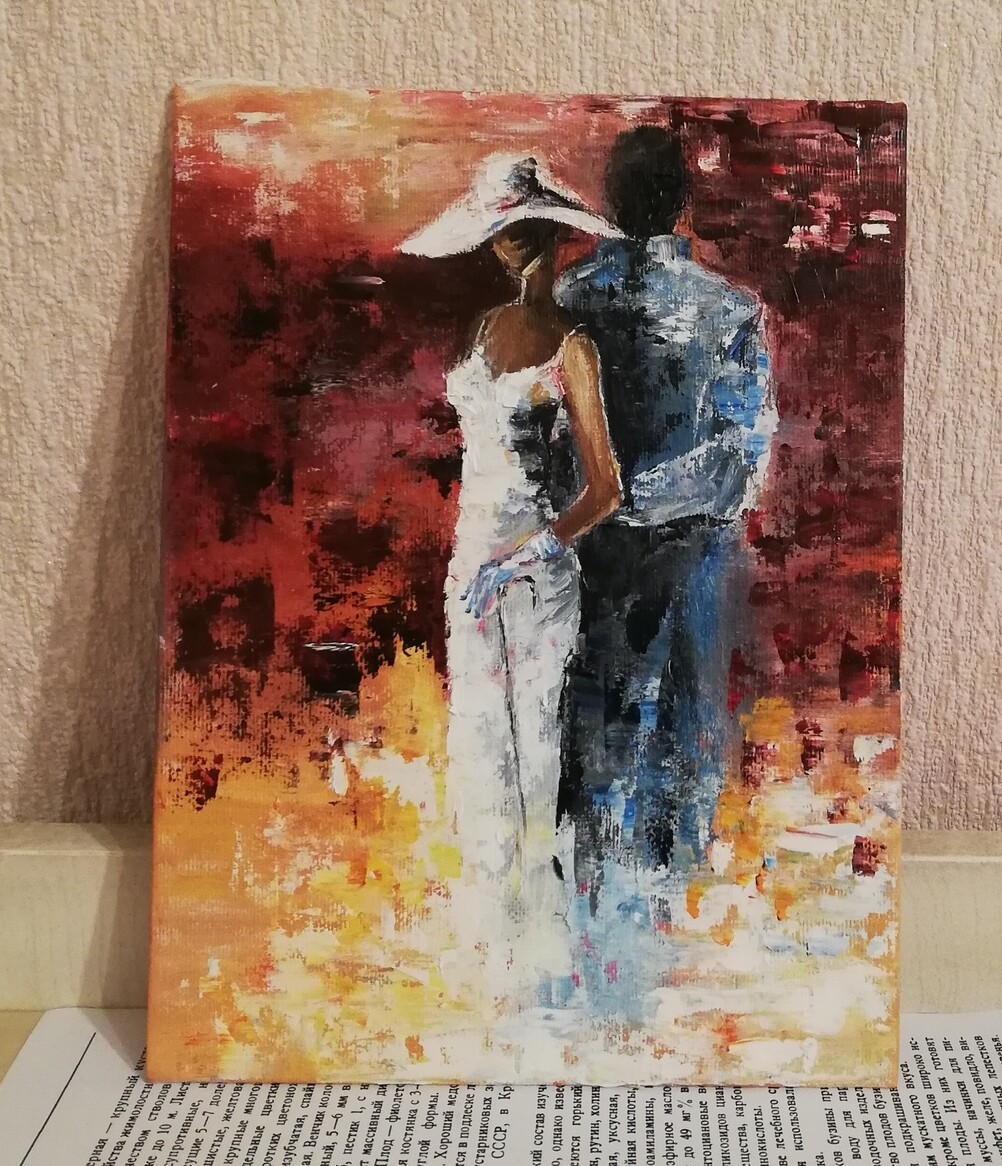 ArtStation - A couple / Acrylic