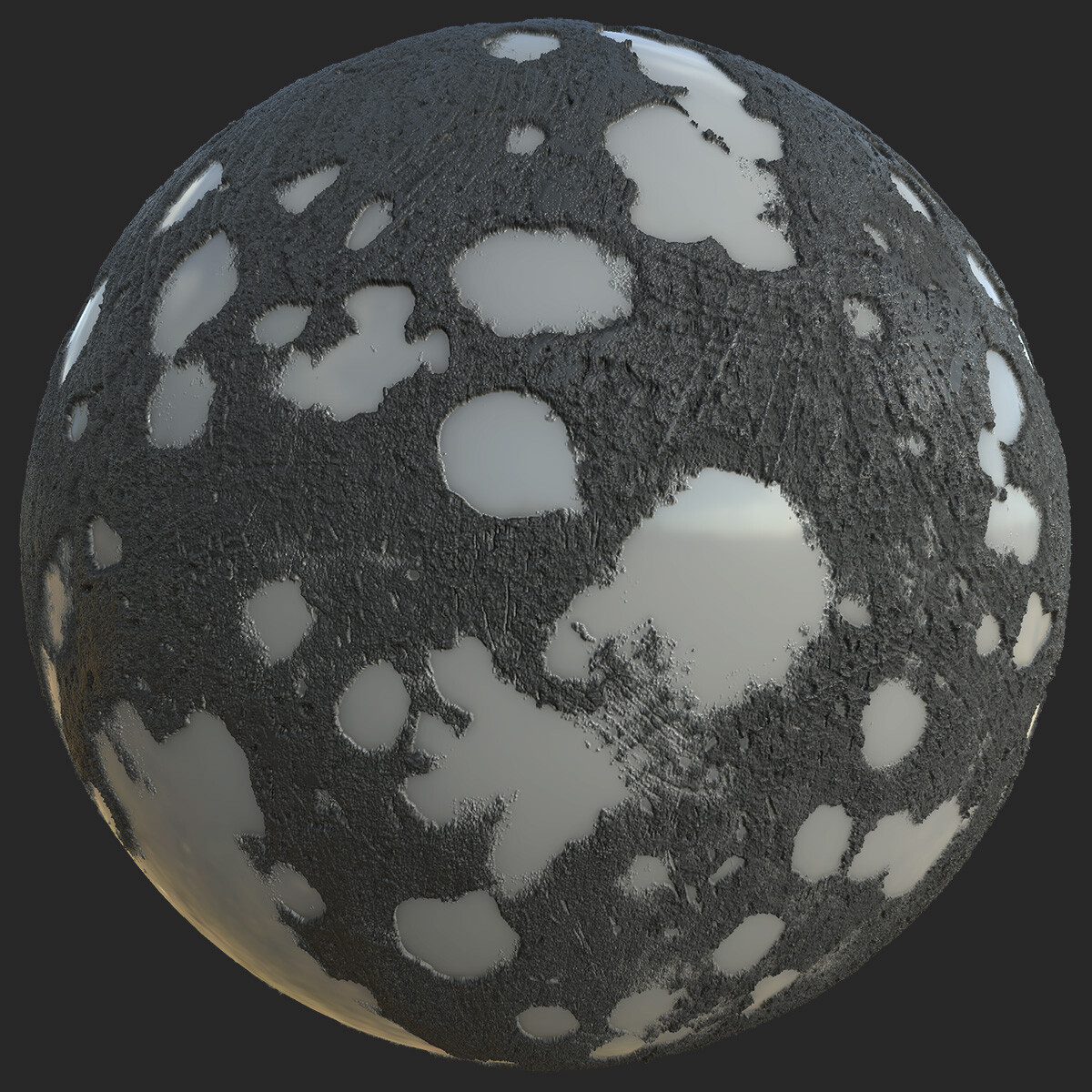 TextureCan - Decal: Asphalt Puddle Map (FREE PBR Texture)
