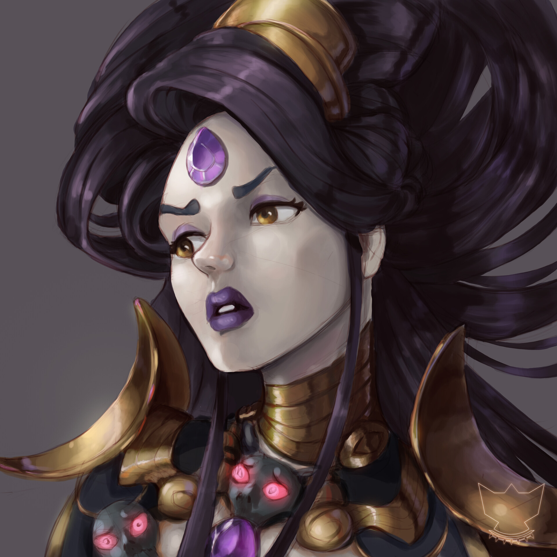 ArtStation - Nyx from hades-Fan Art