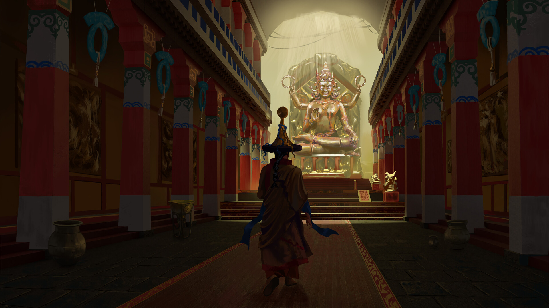 ArtStation - Golden statue