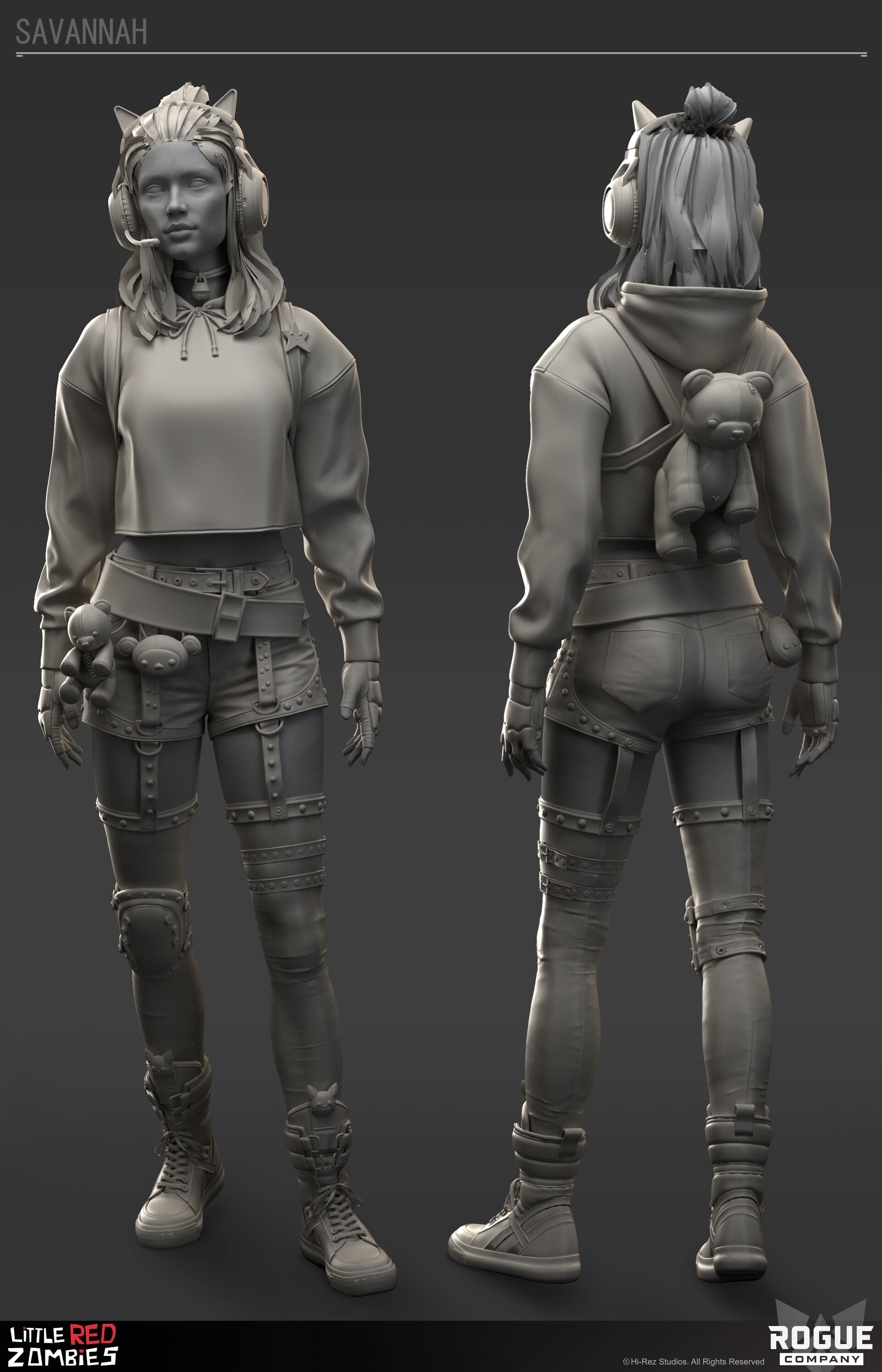 LITTLE RED ZOMBIES - Rogue Company - Savannah Kawaii