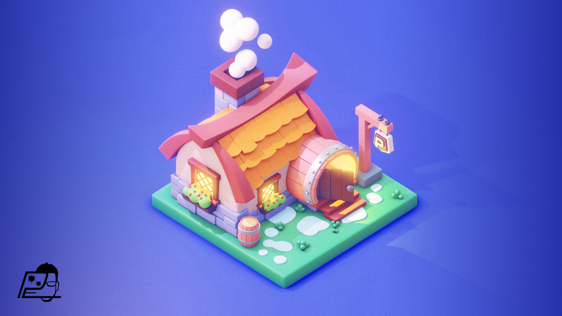 ArtStation - "Random House"