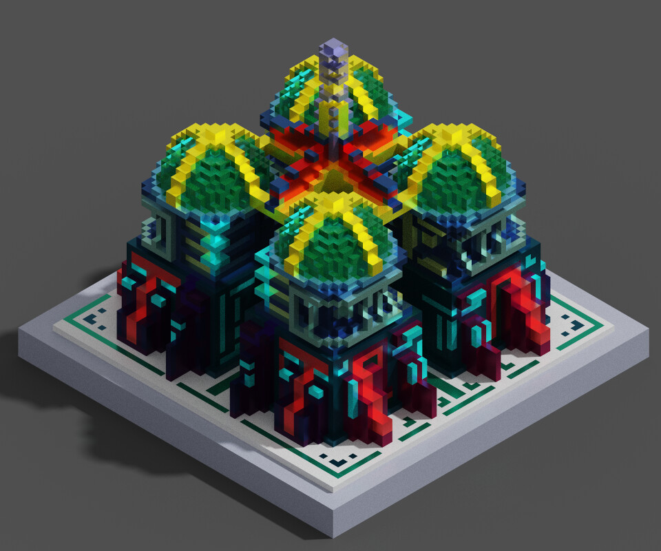 ArtStation - voxel sci-fi