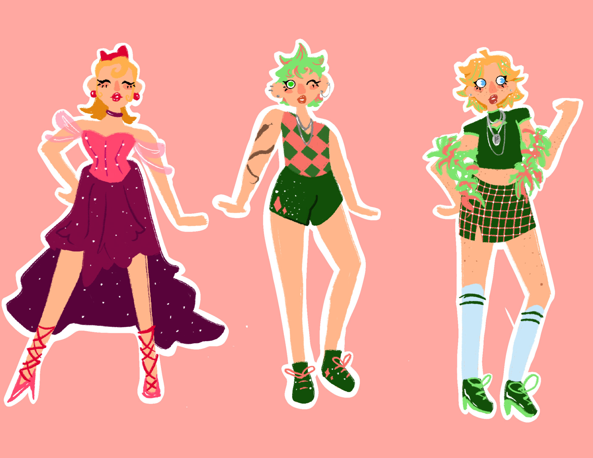 ArtStation - Fashion Doll Drawing Exercise