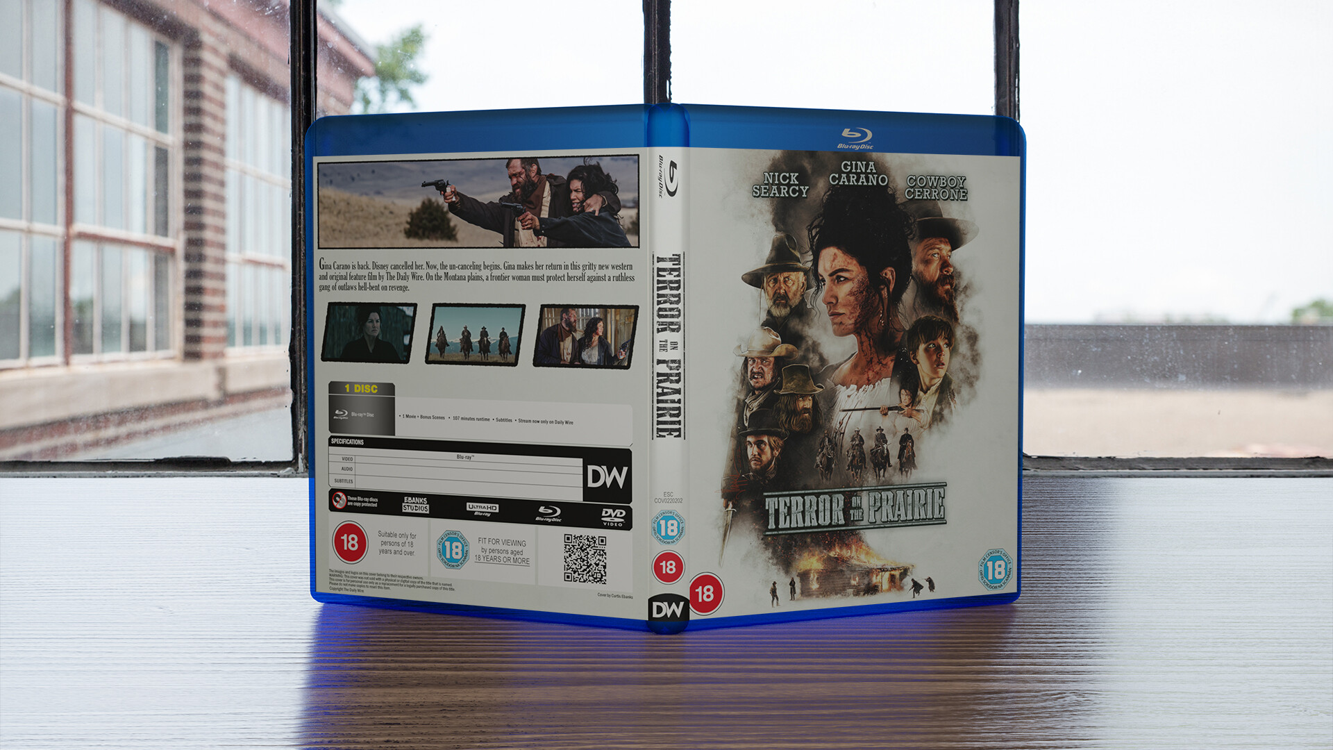 ArtStation - Terror on the Prairie Custom Blu-ray Cover