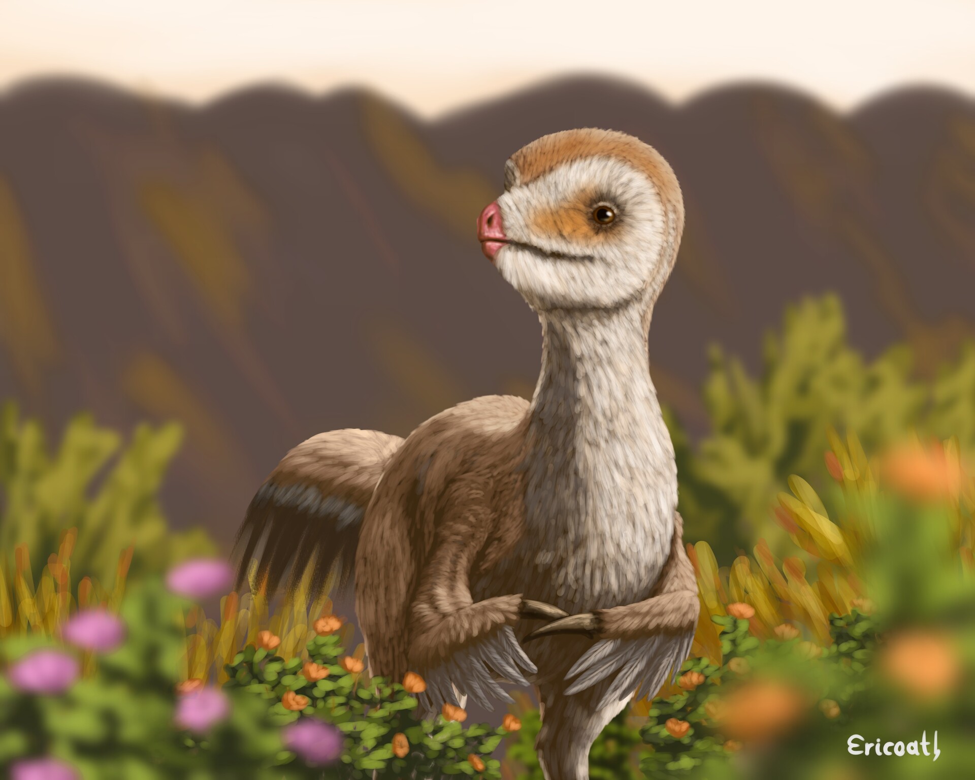 ArtStation - The walk of the Mononykus