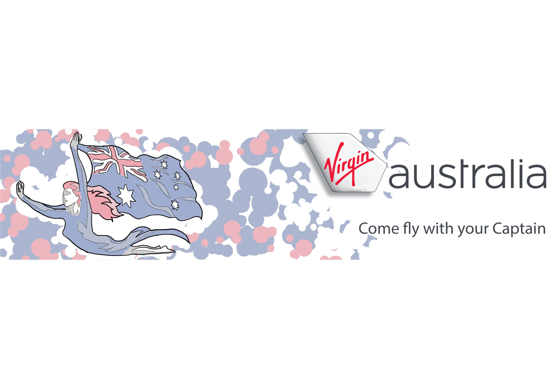 ArtStation - Virgin Australia Banner Concept - Classic Marvel Style