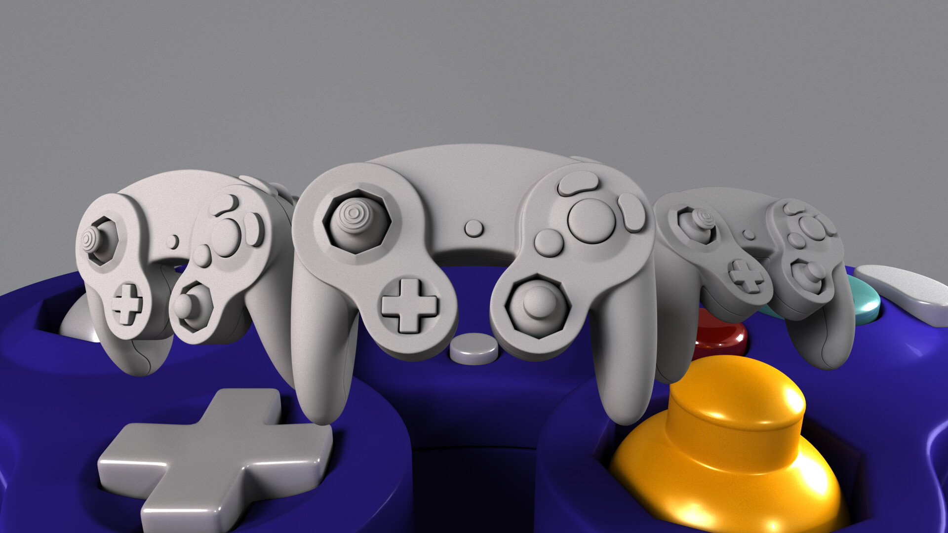 ArtStation - GameCube Controller - First Take