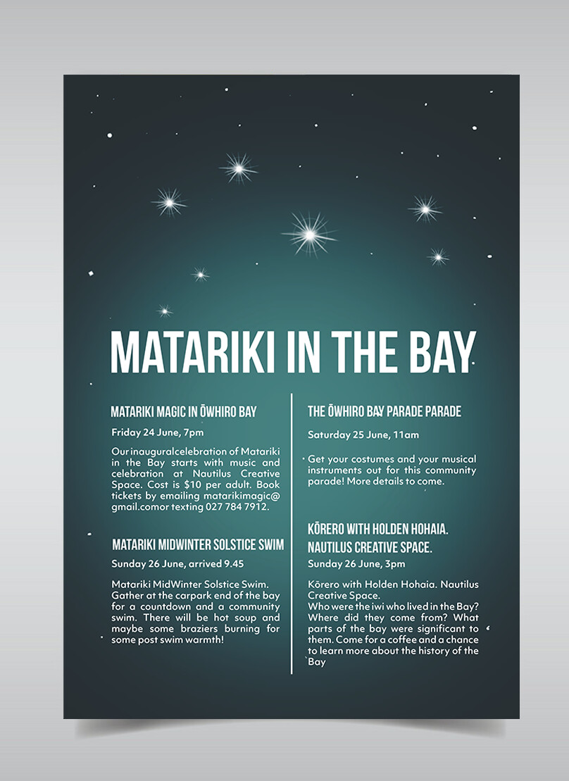 ArtStation - Matariki Flyer