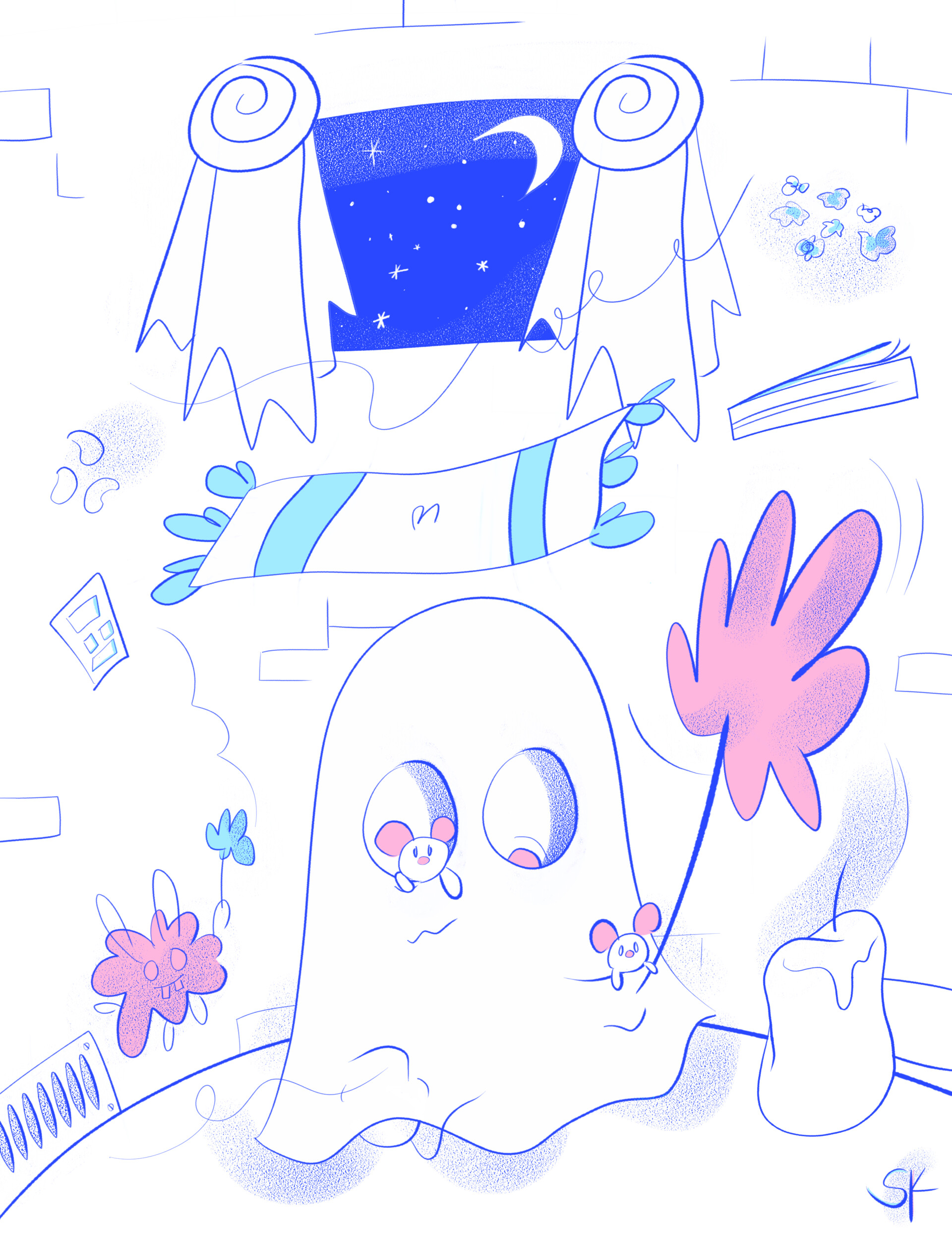 ArtStation - Castle Mice Ghost | Digital Art