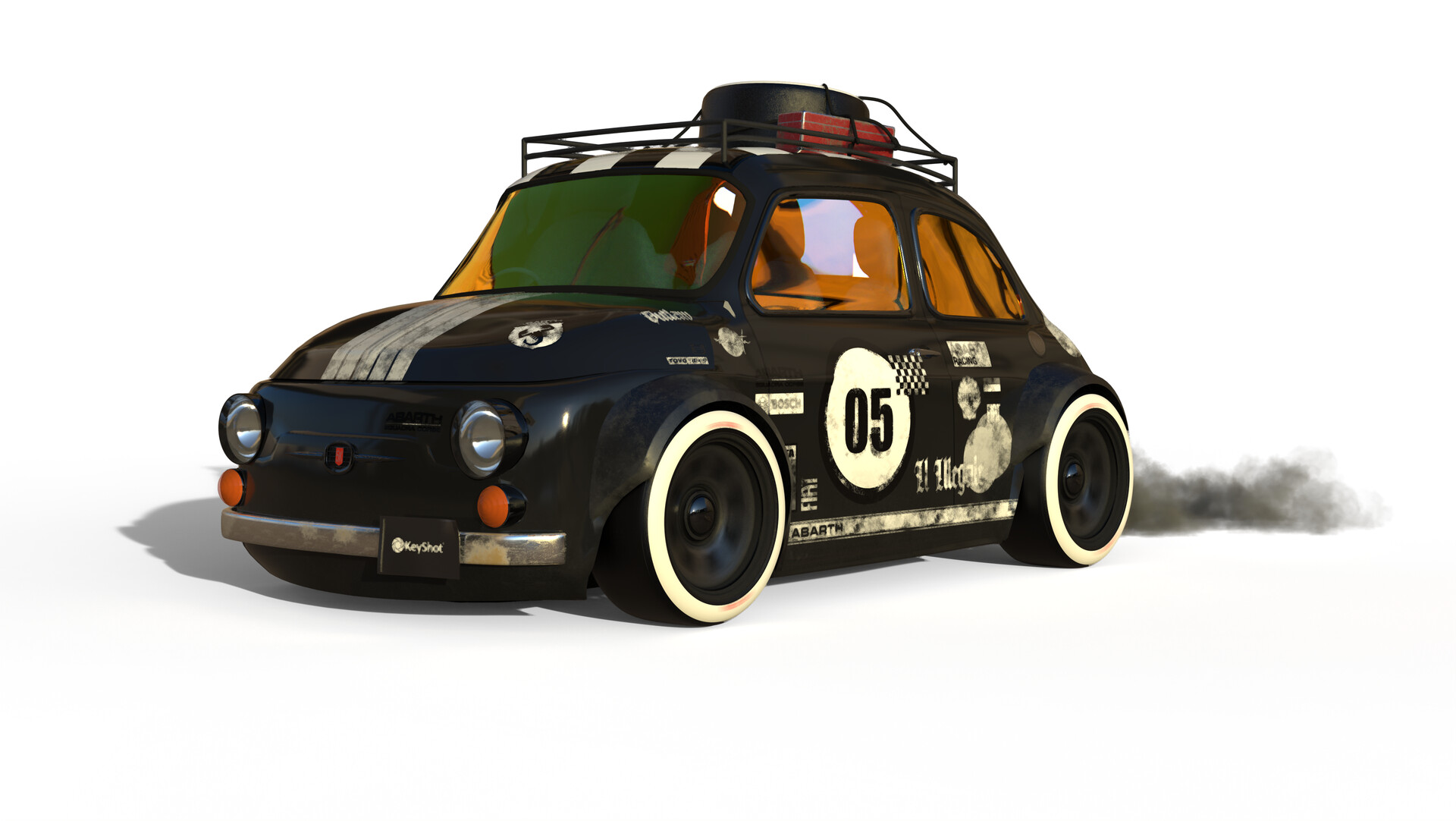 Justin Adams - Motion blur VDB KeyShot rendering