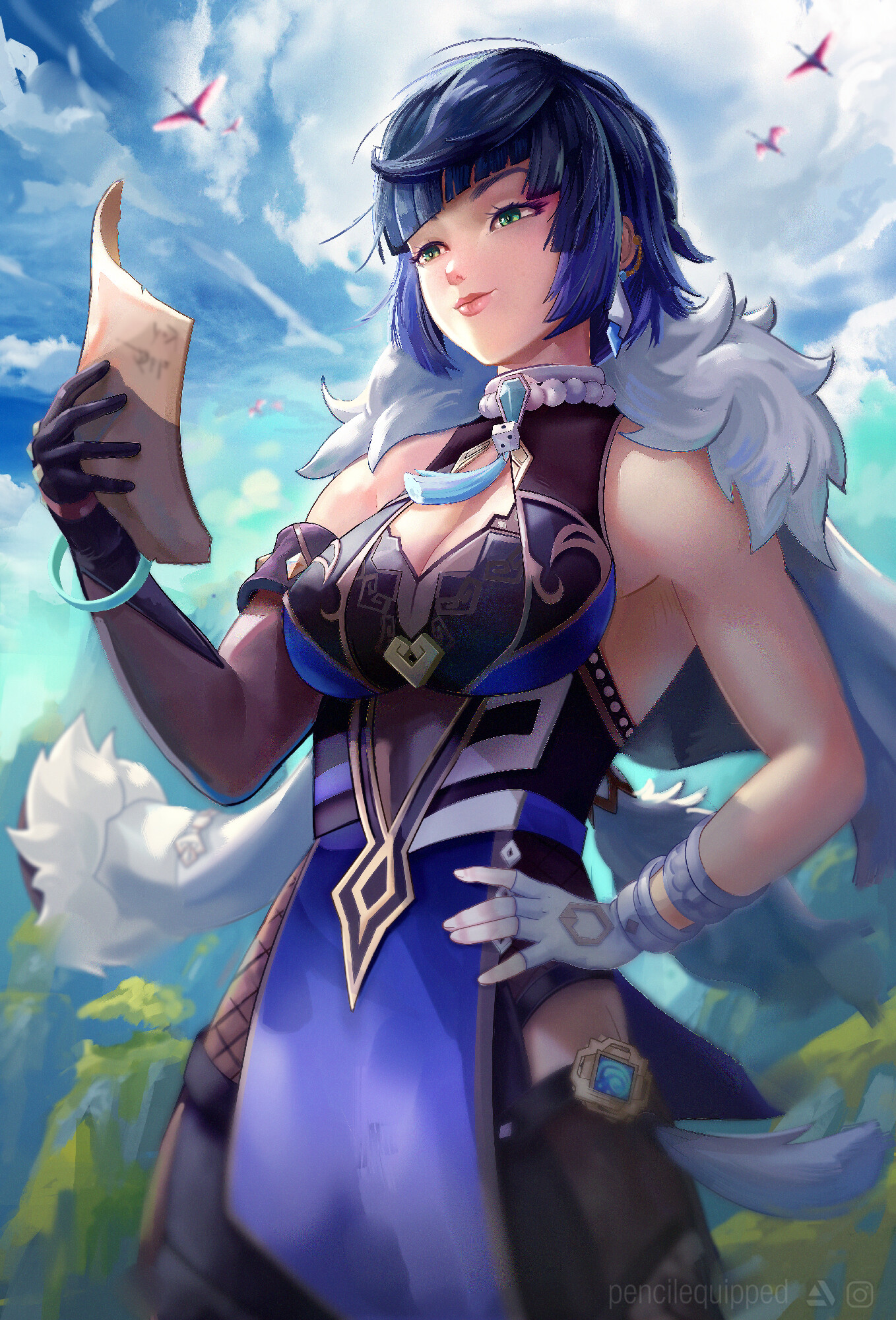 ArtStation - Yelan - Genshin Impact