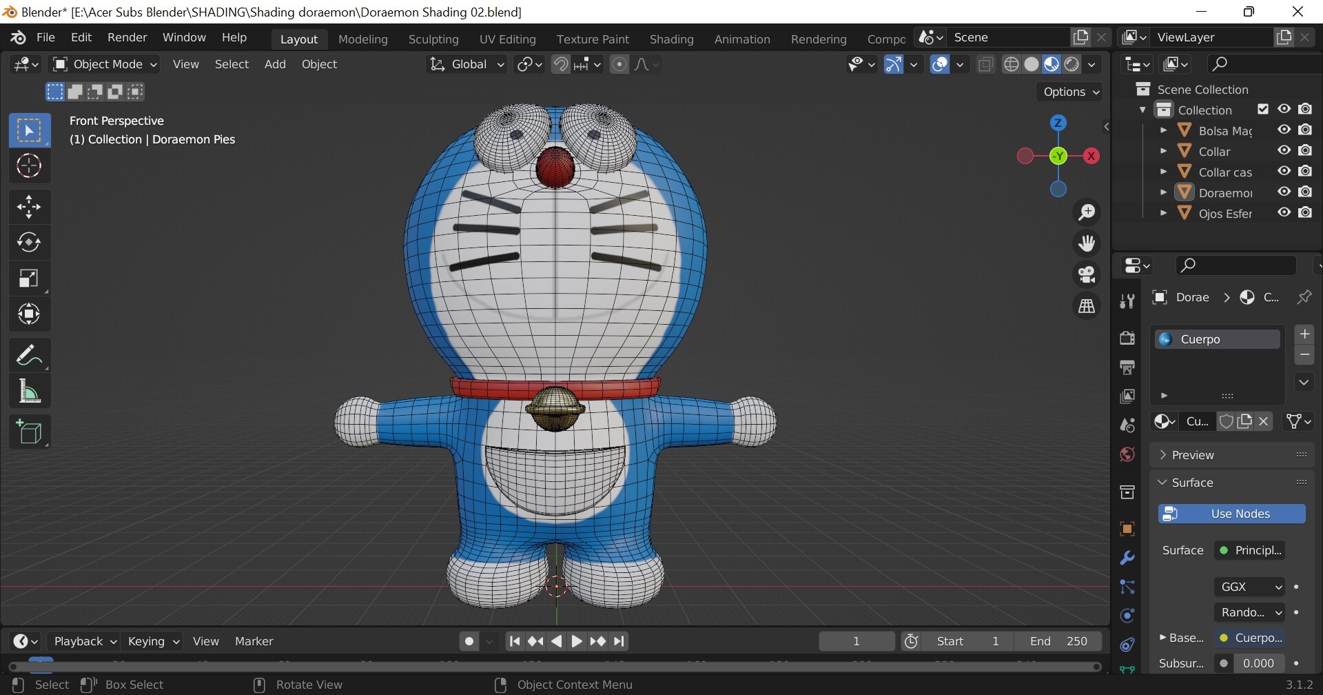 ArtStation - Doraemon The Cat