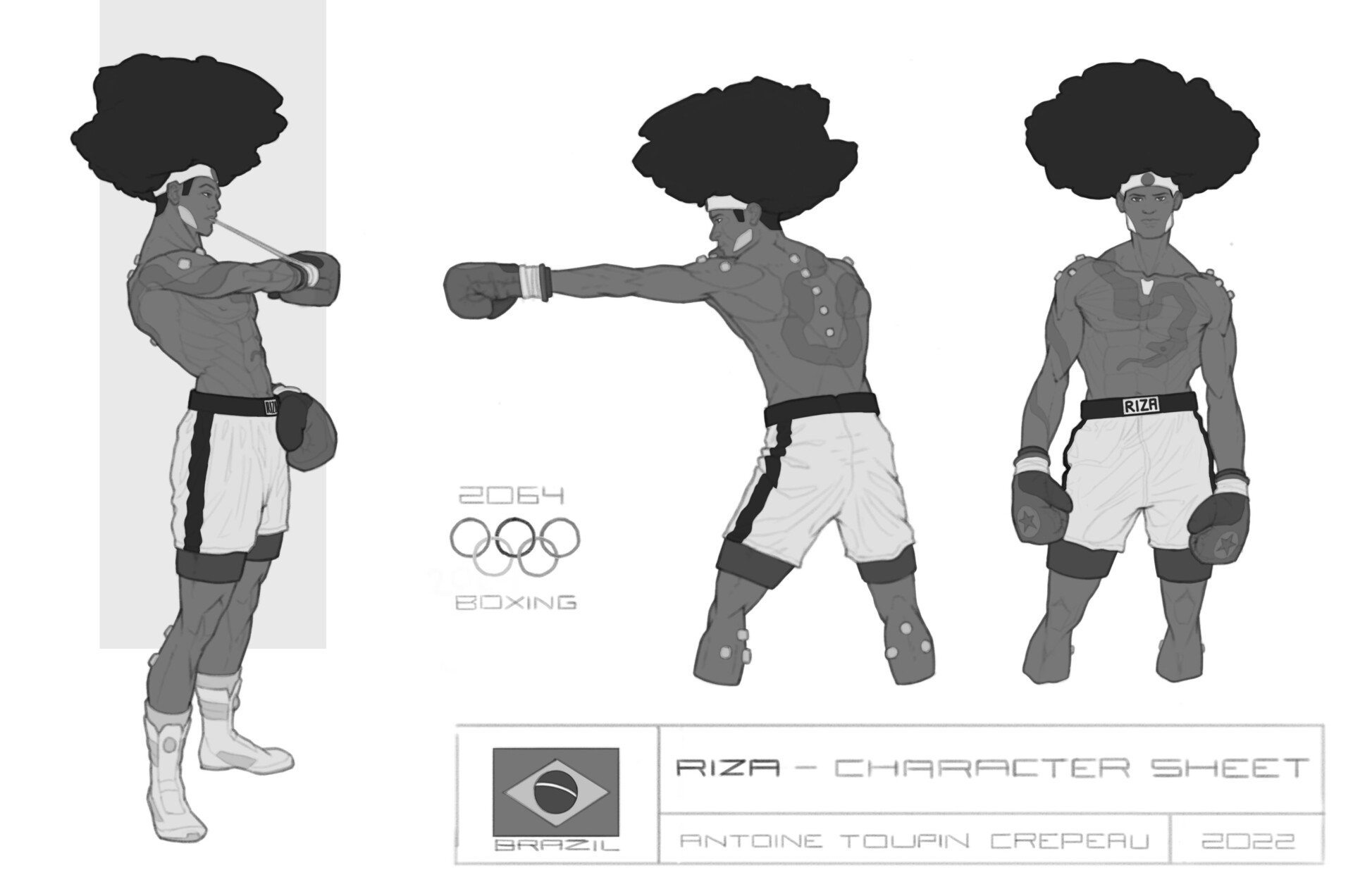 ArtStation - Character Sheet: Riza