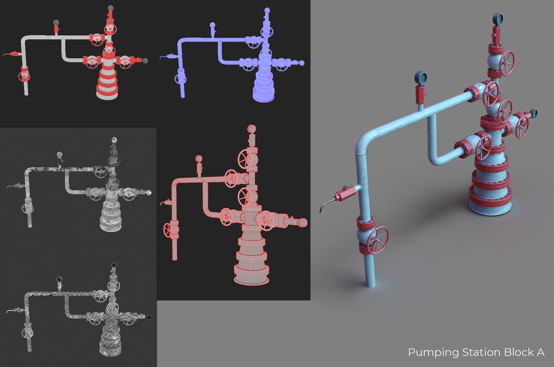 ArtStation - Pumping Station Block A