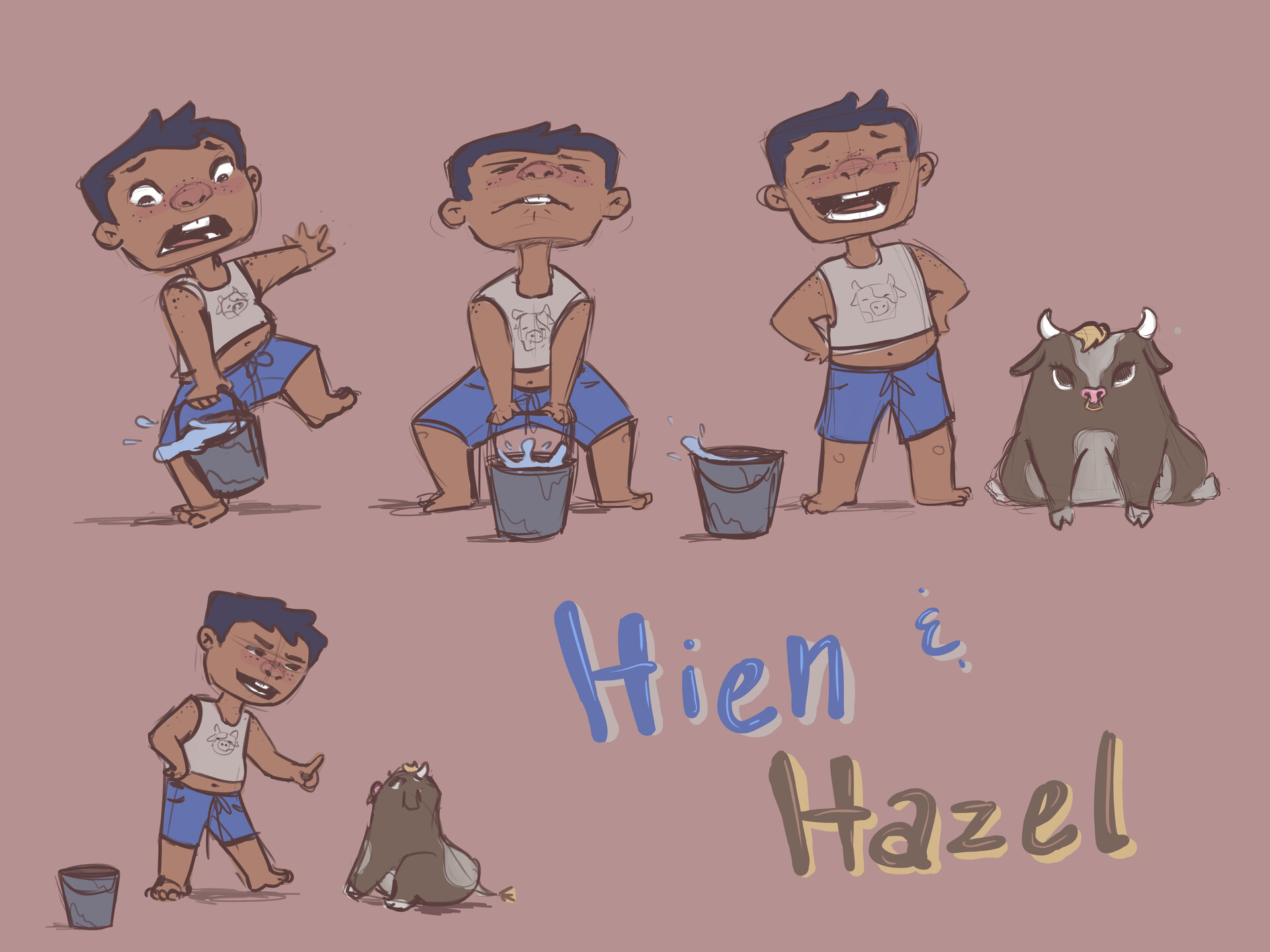 ArtStation - Hien and Hazel