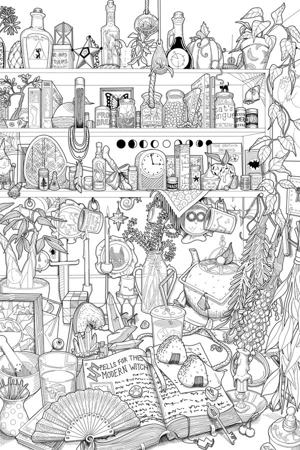 ArtStation - Witch's Kitchen (I Spy Image)