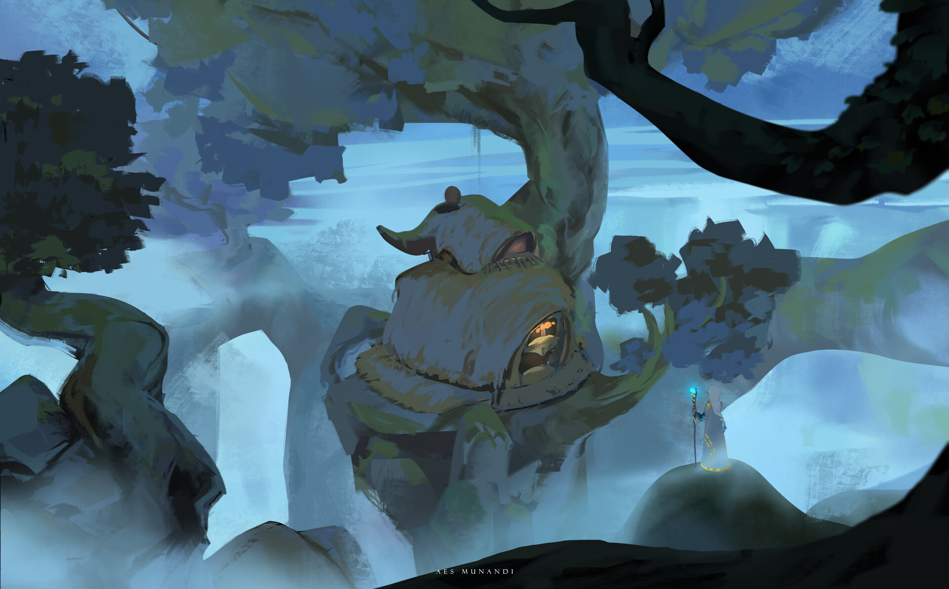 ArtStation - Blue Forest