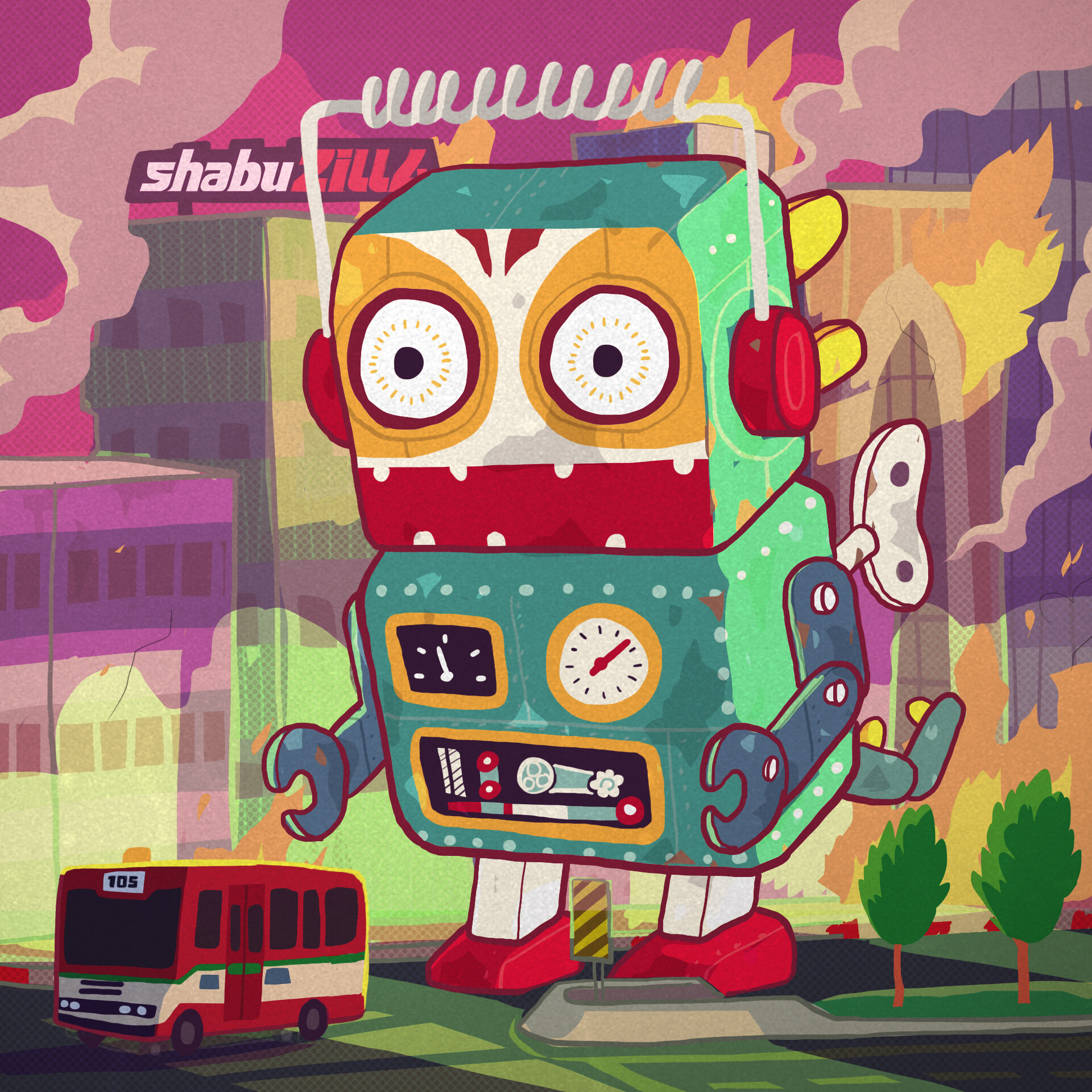 ArtStation - Green Robot