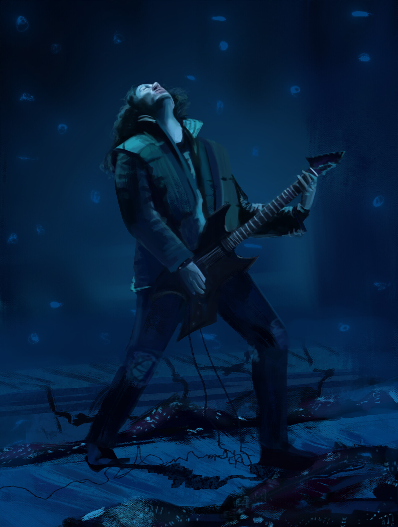 ArtStation - Eddie fan art for ( Stranger Things )