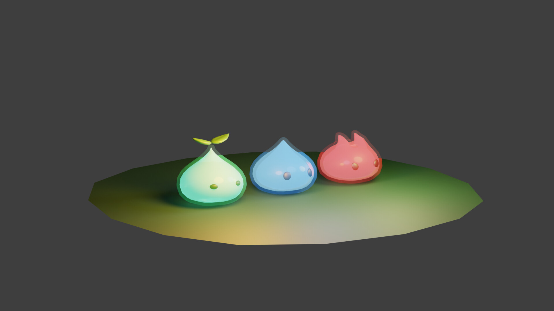 jiwon Lee - Slime (leaf, fire, water)