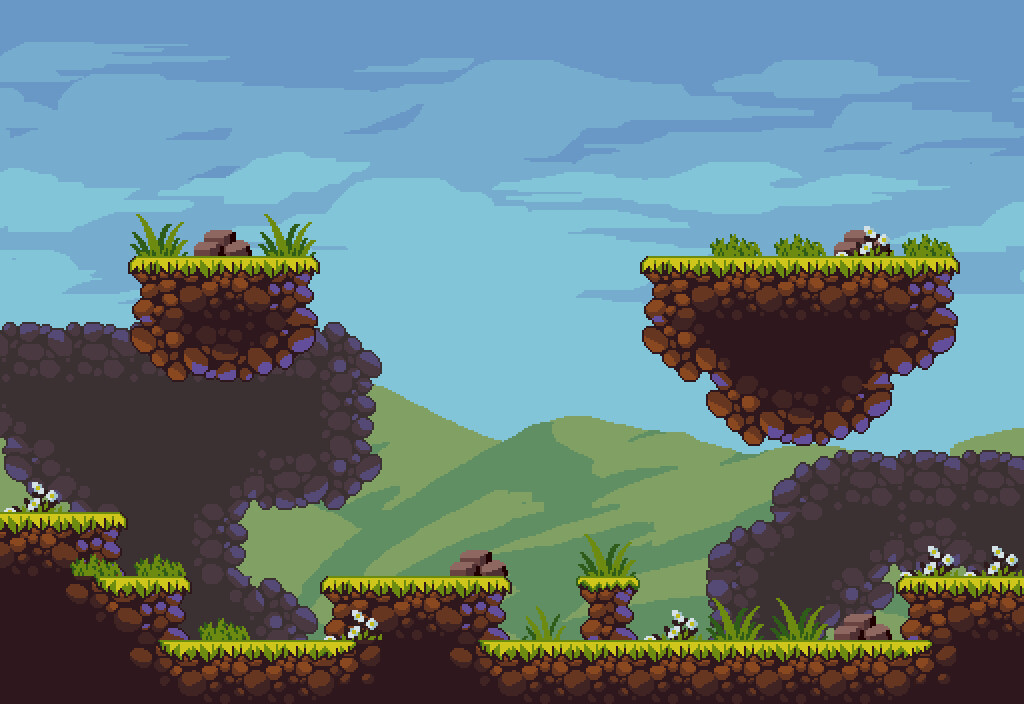 ArtStation - Platformer game tileset