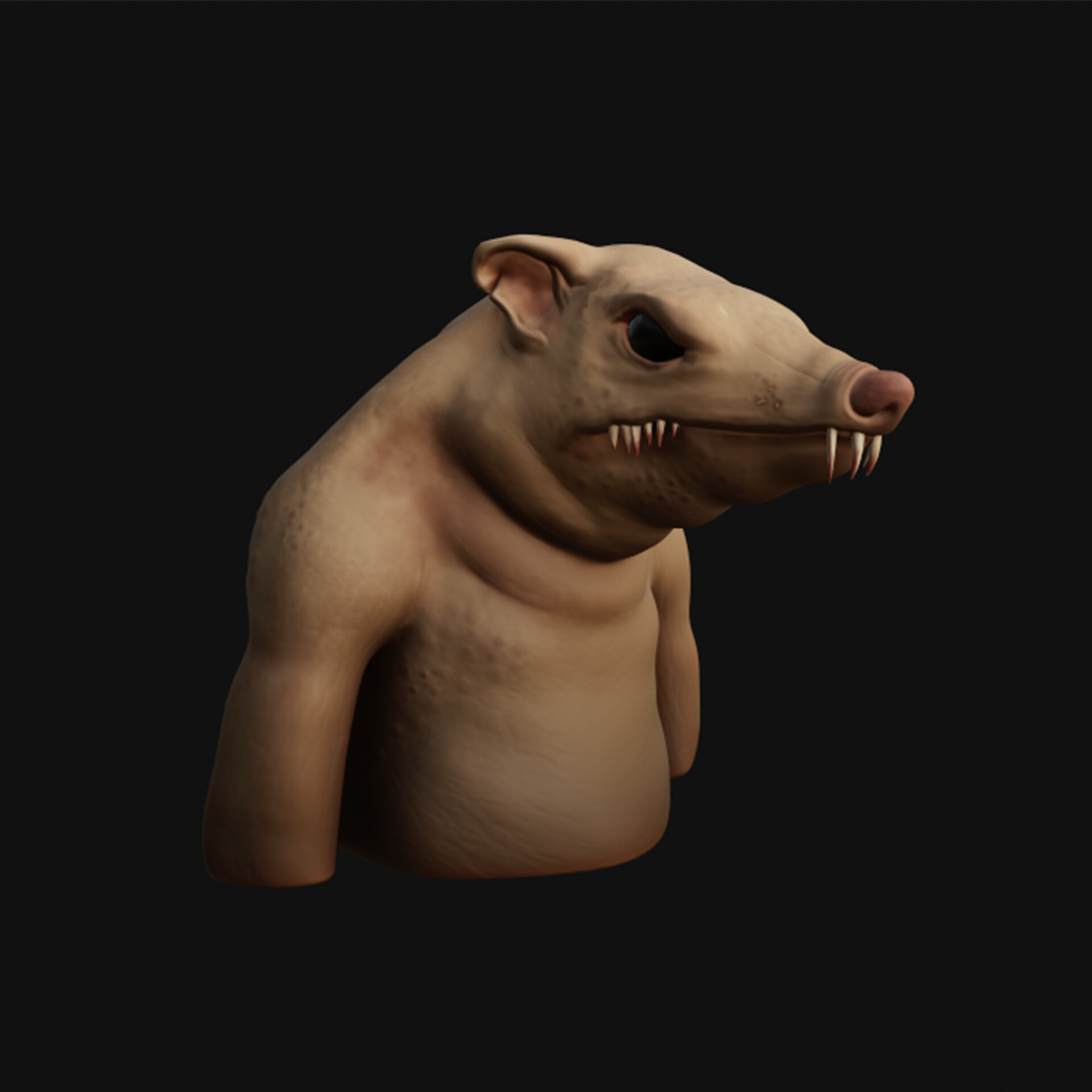 ArtStation - Infected Rat