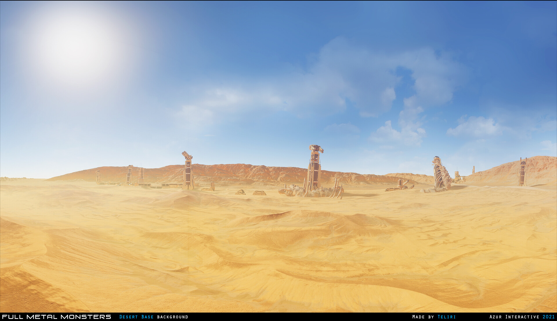 Andrew Mezentsew - Desert Base Skybox
