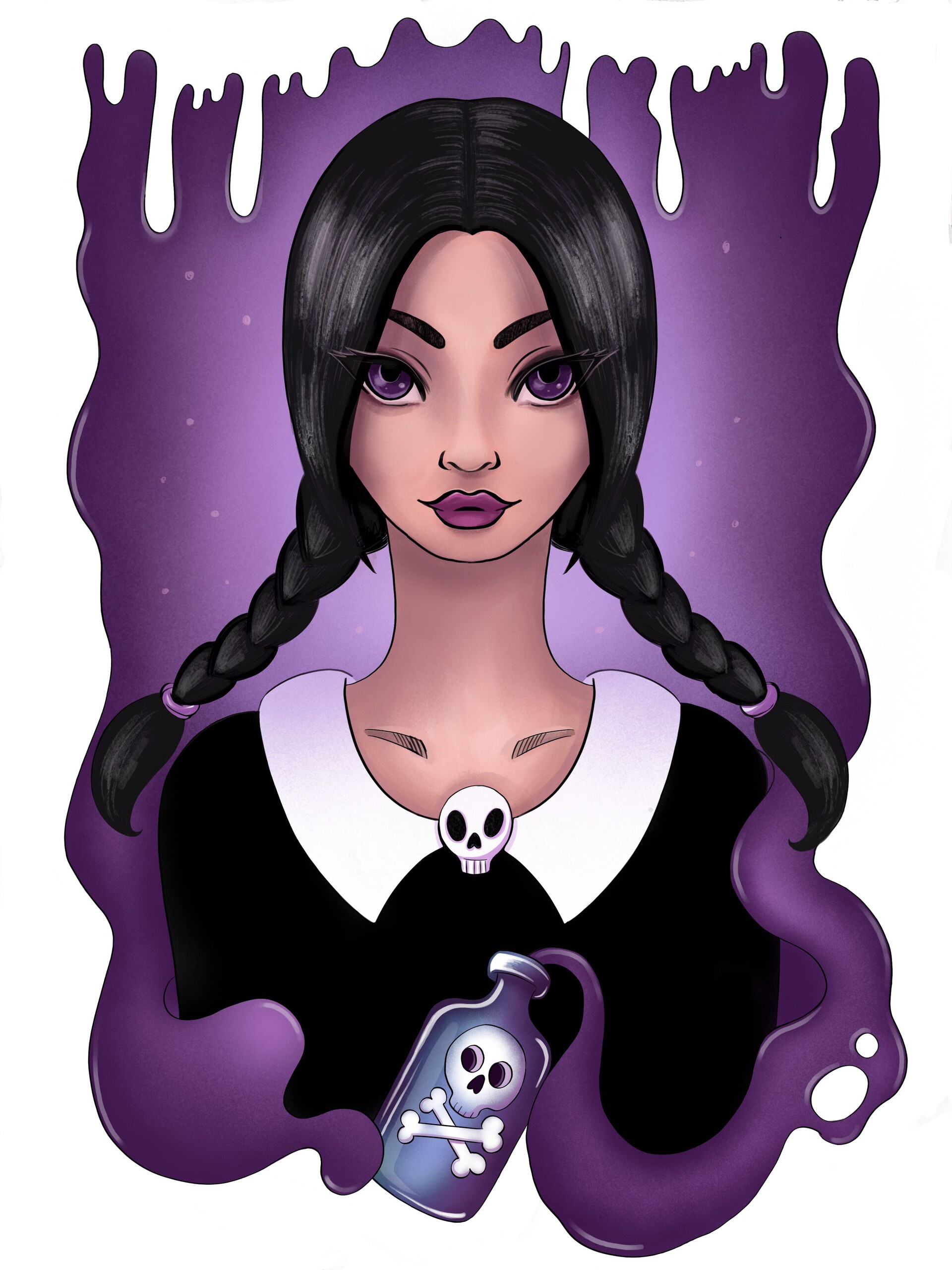 ArtStation - Wednesday Addams Fanart