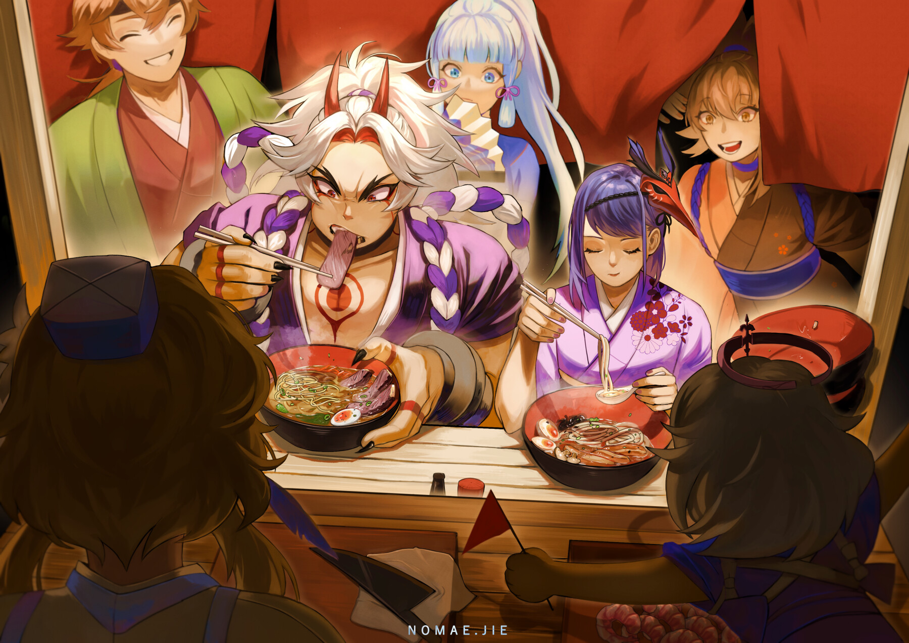 ArtStation - Eating contest