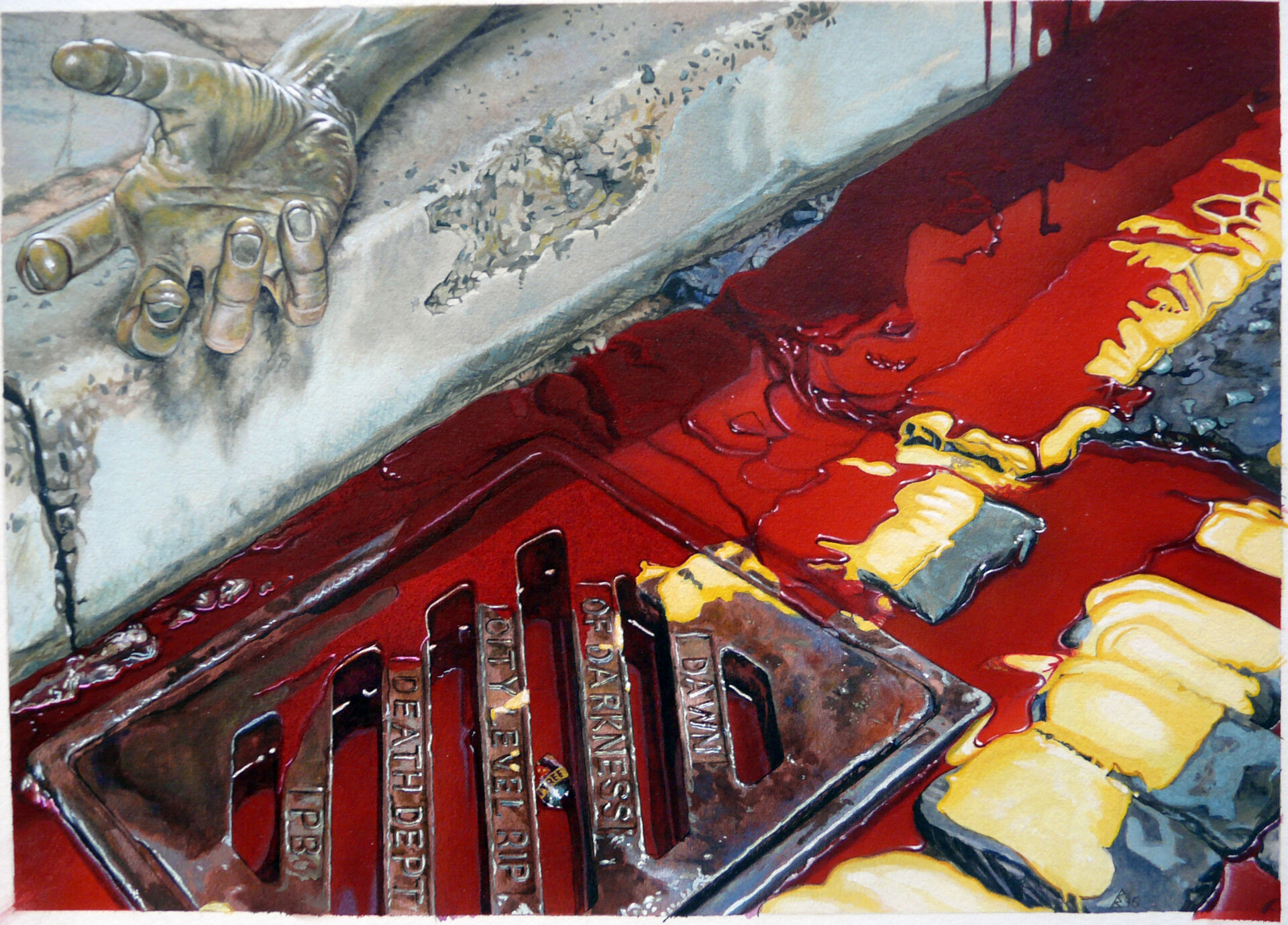 pete burrows - Level Screensaver/loading Screen artwork for Last Rites ...