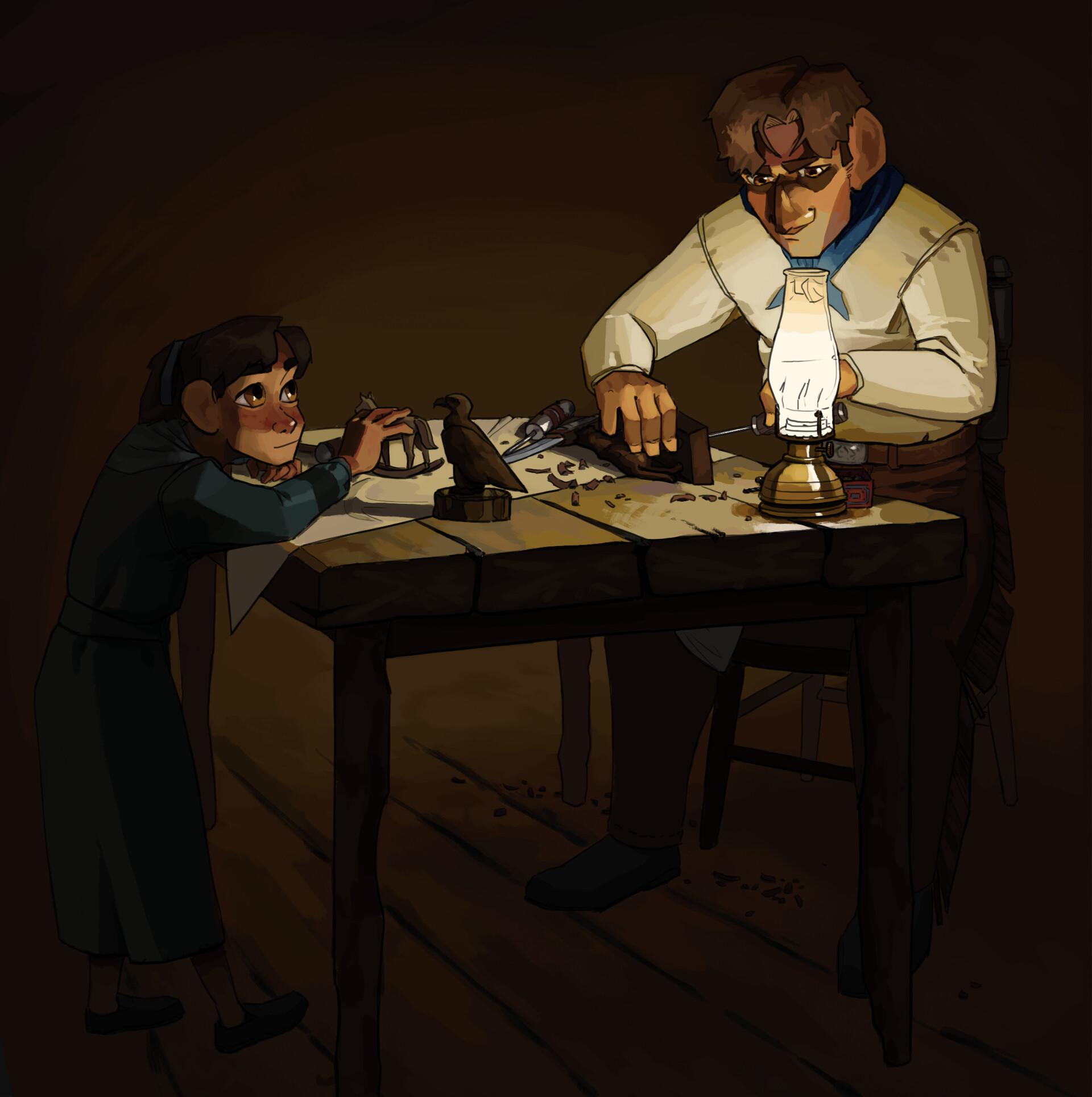 ArtStation - Father and Daughter