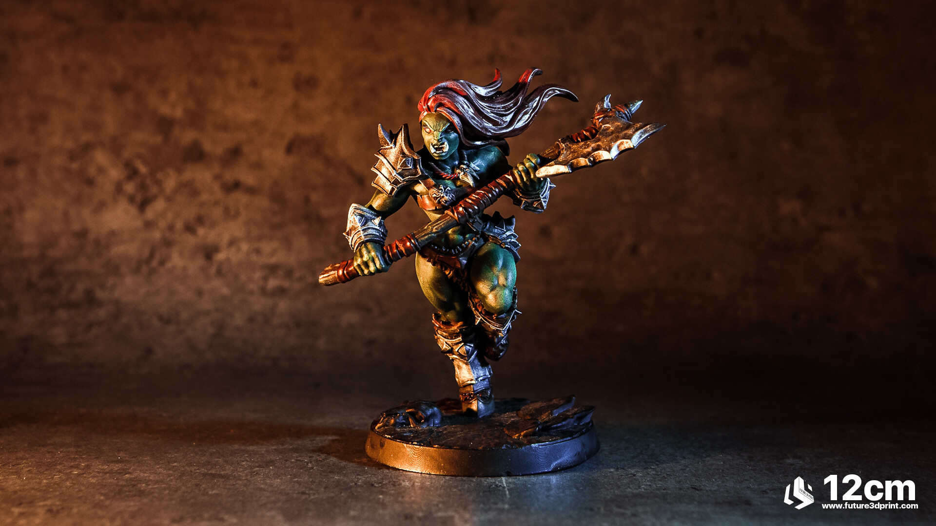 ArtStation - She Ork - Hand Painted 3D Print Height – 12cm