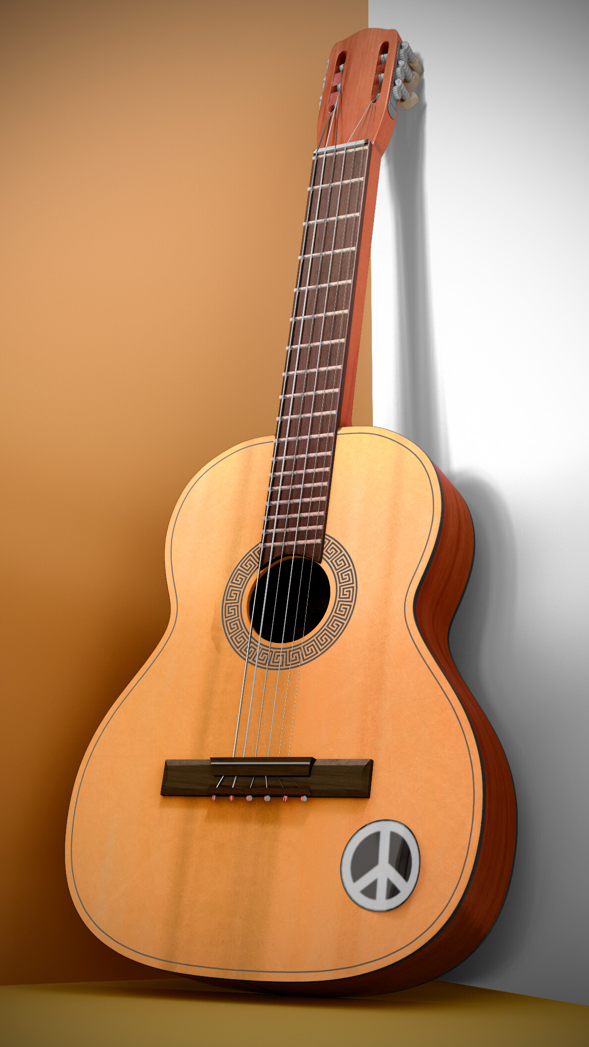 ArtStation - Peace Guitar