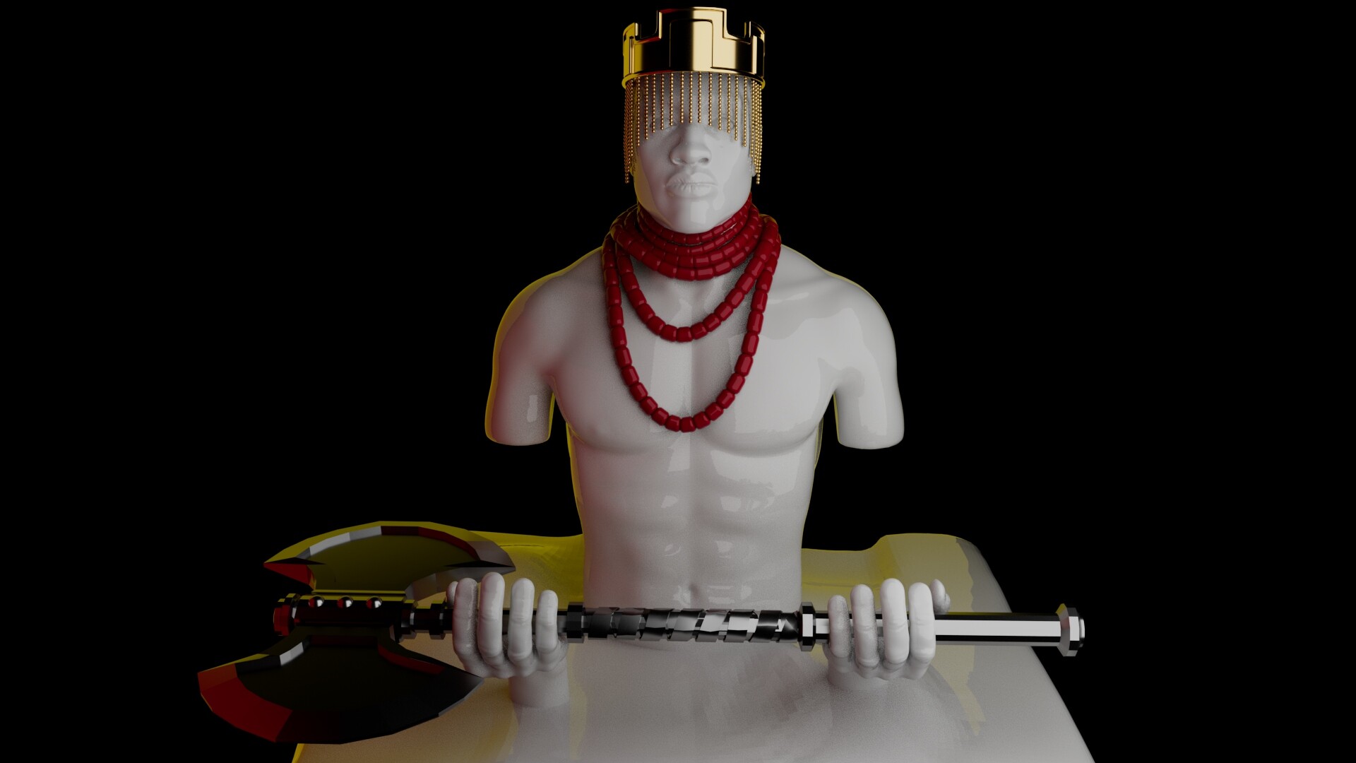 ArtStation - Estatua de Xangô