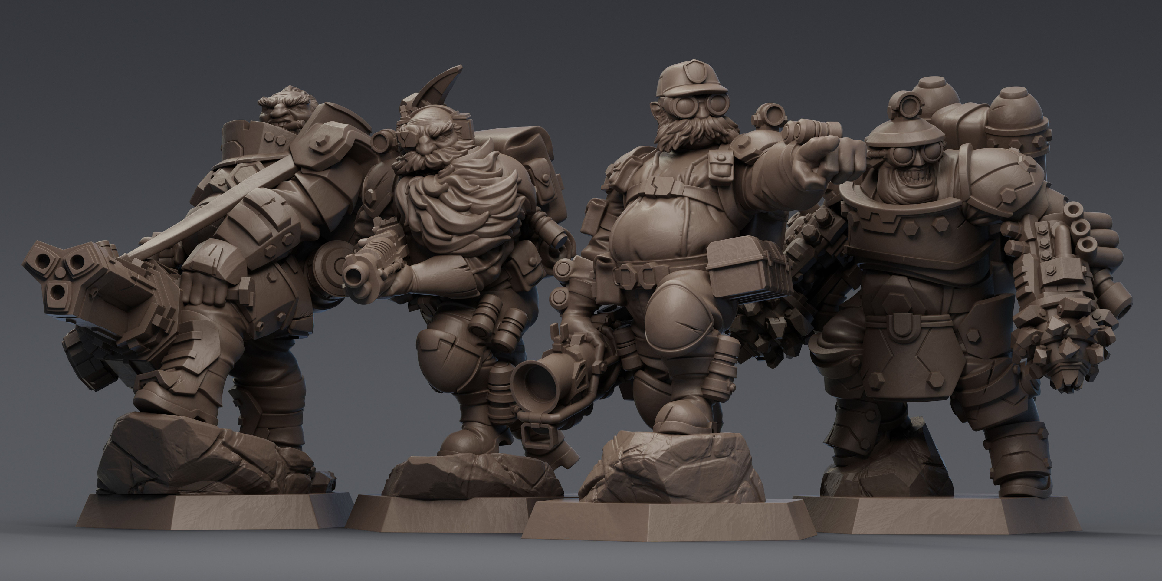 David Arberas - Deep Rock Galactic The Board Game - Dwarves Gang